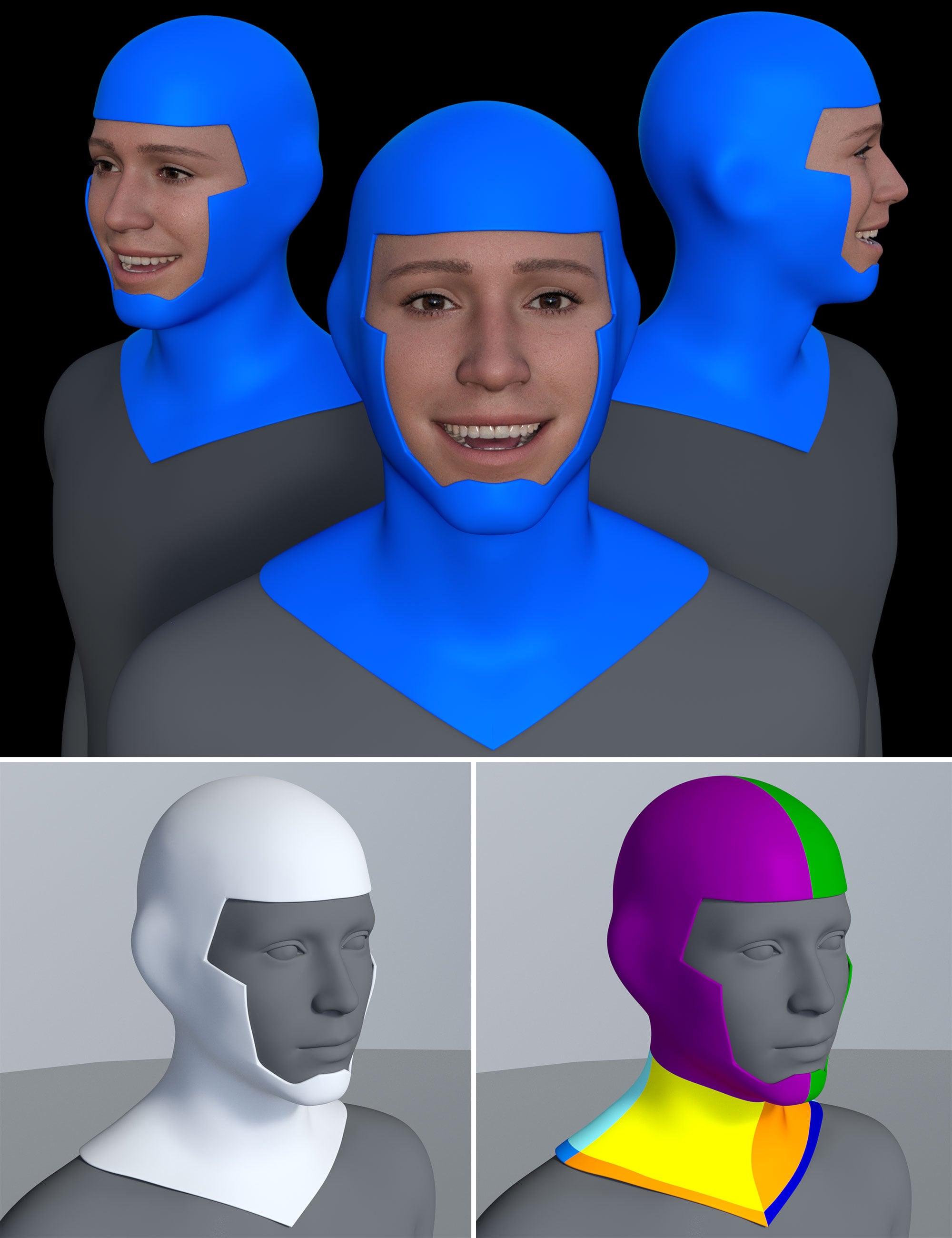 Riffmasks v010 MMKBGenesis 9 | Daz 3D