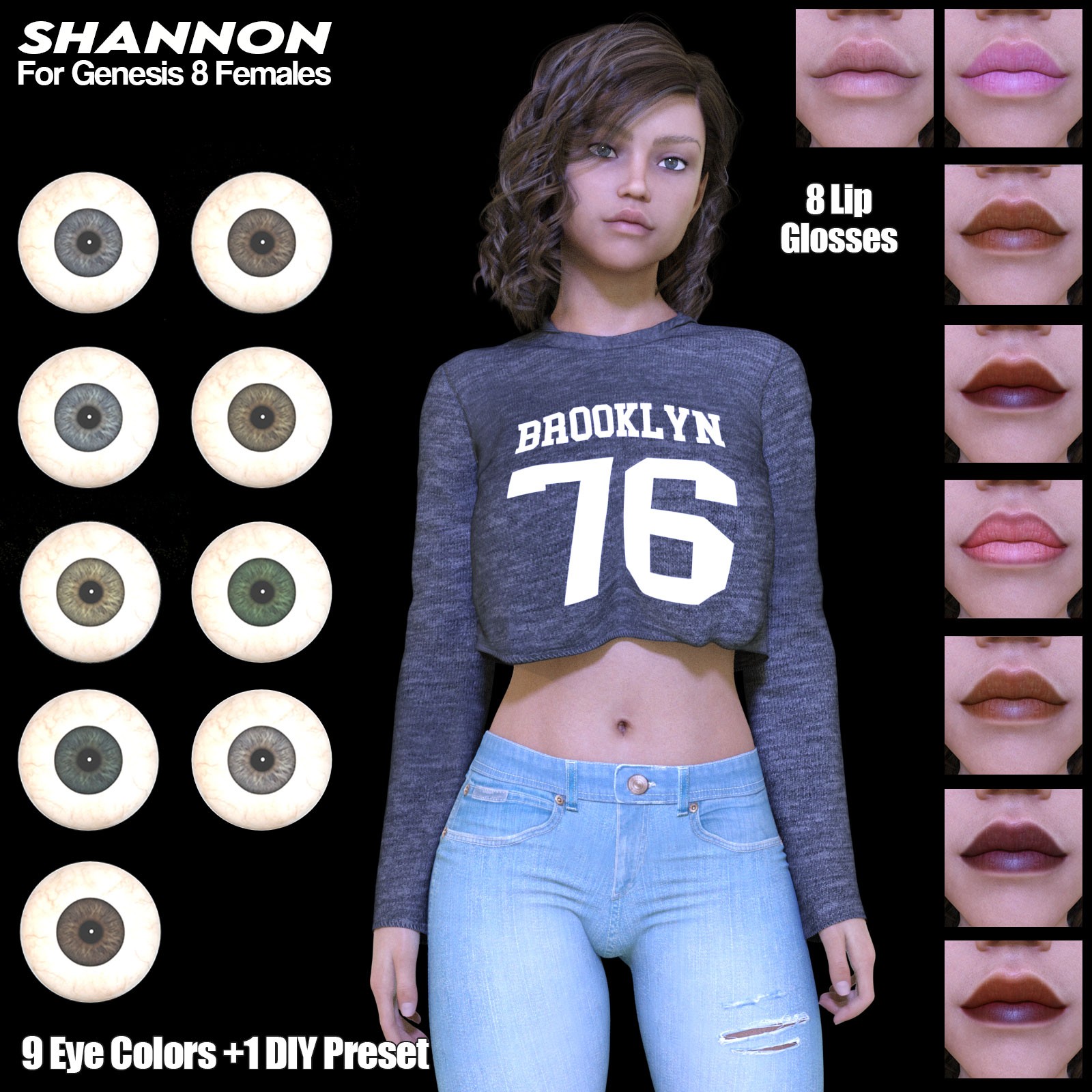 Shannon for Genesis 8 Females | Daz 3D