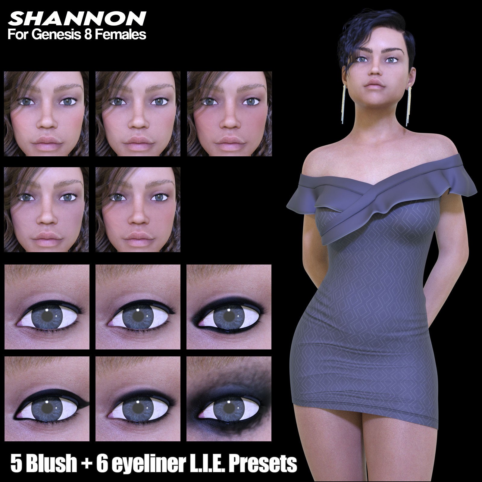 Shannon for Genesis 8 Females | Daz 3D