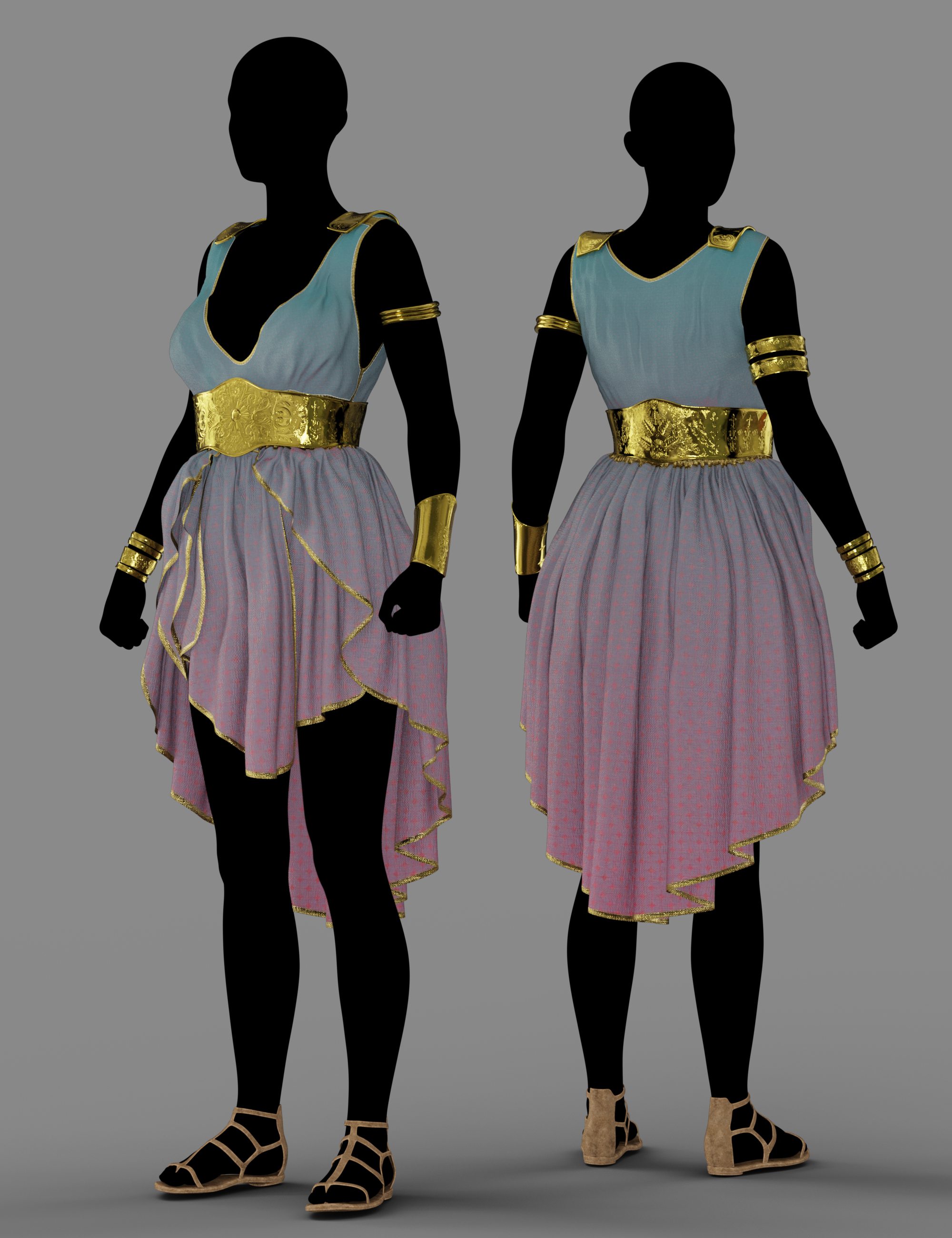 BW Faeryn Olympia Outfit Texture Add-On | Daz 3D