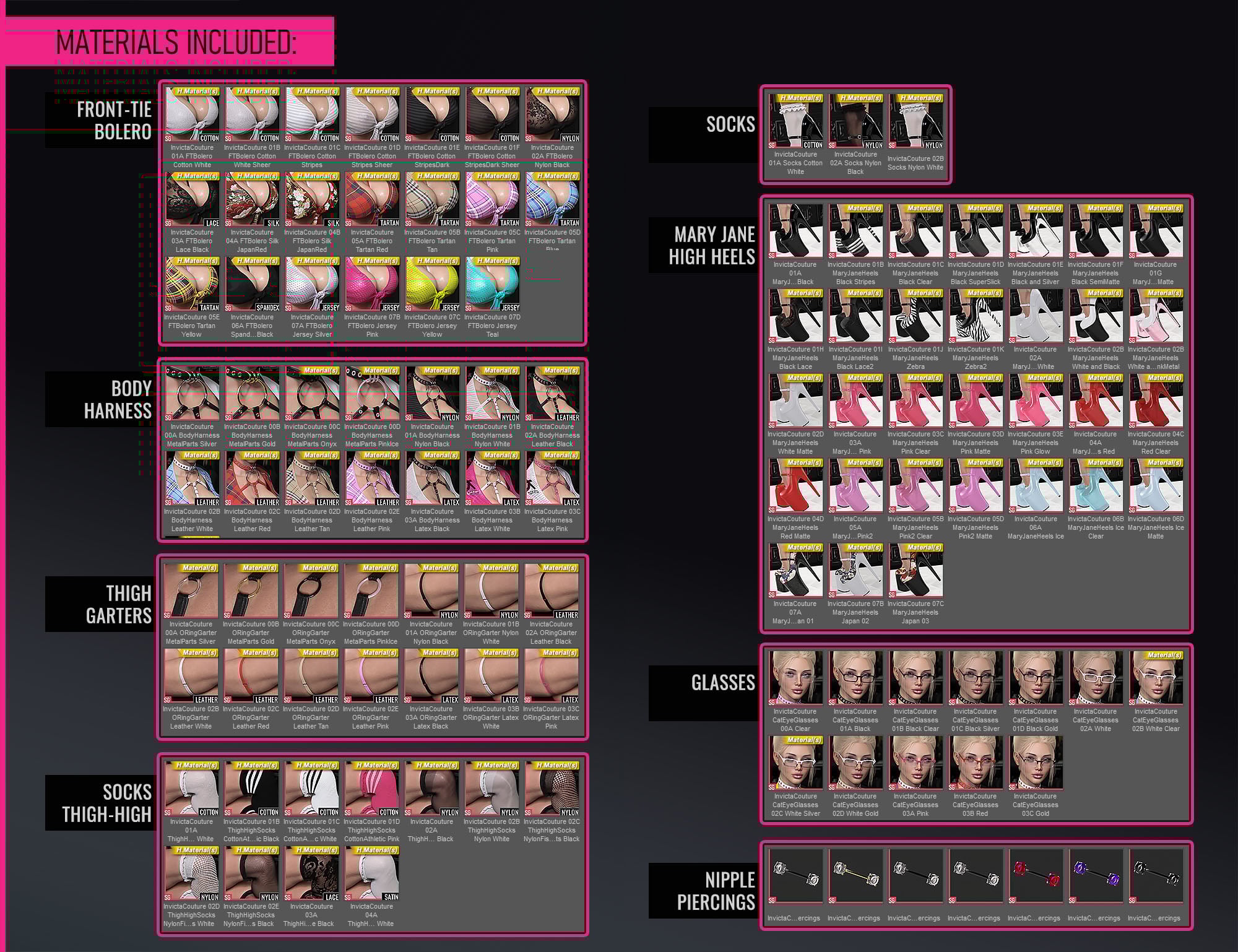 Invicta Couture Strapped Goddess for Genesis 9 | Daz 3D