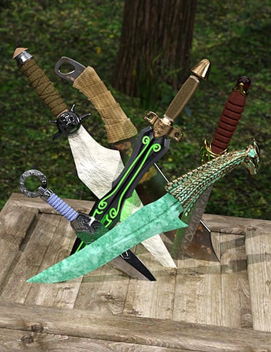 Daggers of Power | Daz 3D