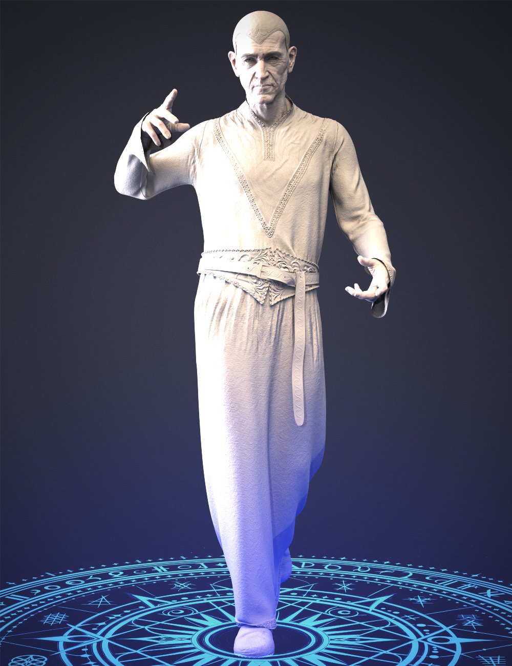 Wise Wizard Remastered HD-dForce Clothes | Daz 3D