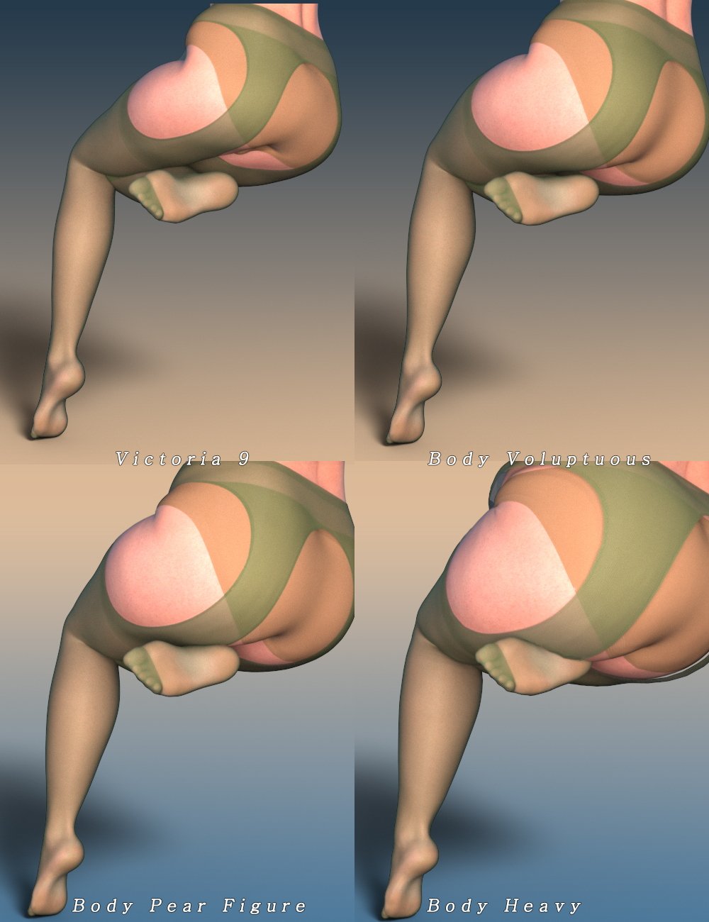 dForce CRTL Pantyhose for Genesis 9 | Daz 3D