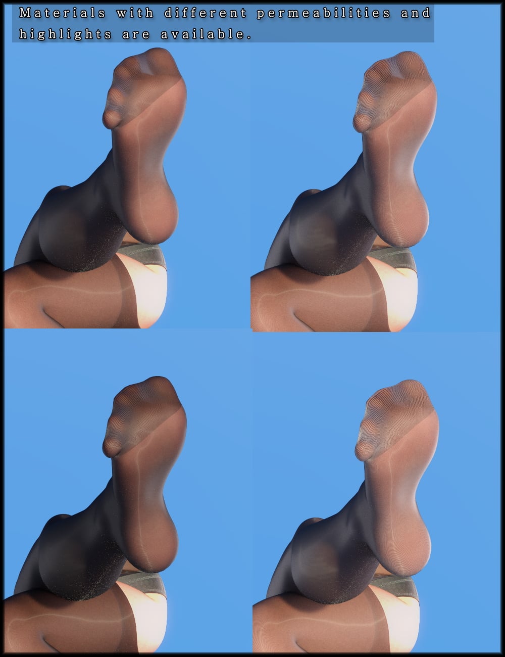 dForce CRTL Pantyhose for Genesis 9 | Daz 3D