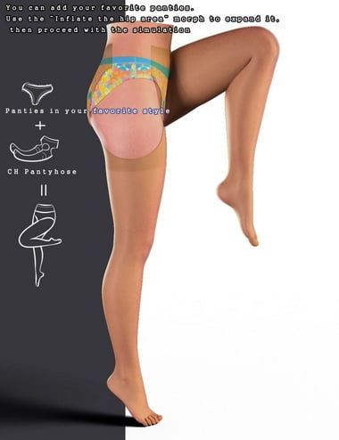 dForce CRTL Pantyhose for Genesis 9 | Daz 3D