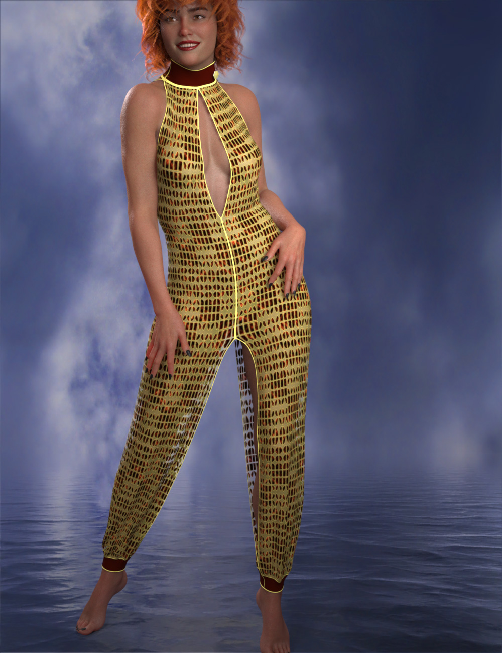 DNA Pepper - dForce Loungewear for Genesis 9 | Daz 3D