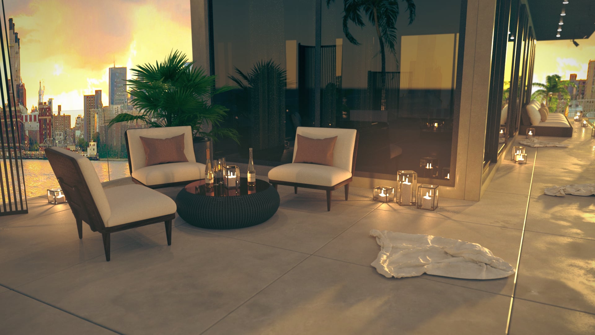 Polish Luxury Condo Rooftop | Daz 3D