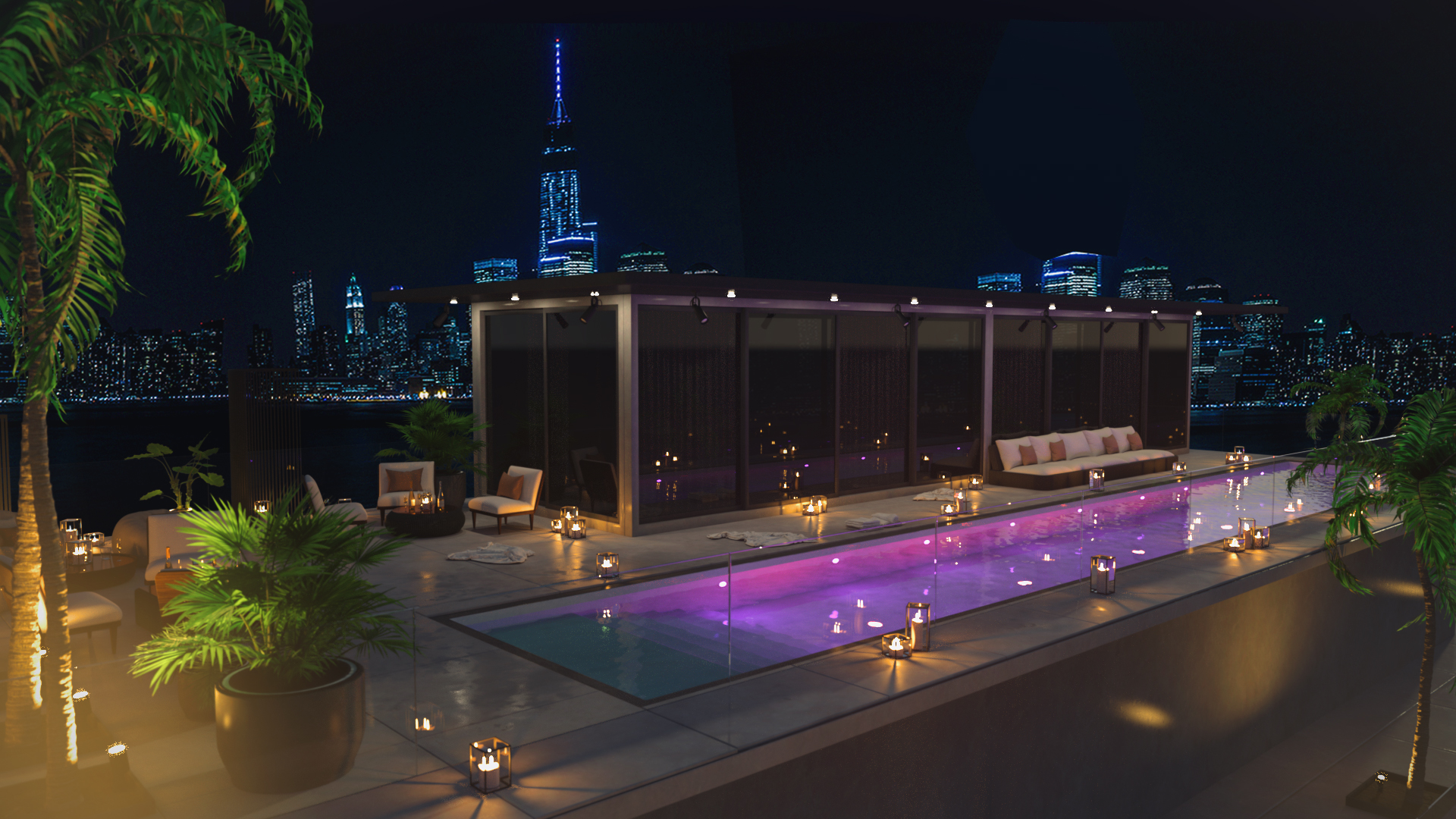 Polish Luxury Condo Rooftop | Daz 3D