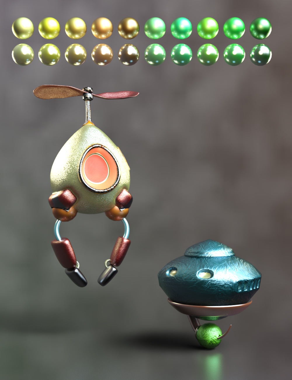 AB Metallic Color Shaders | Daz 3D