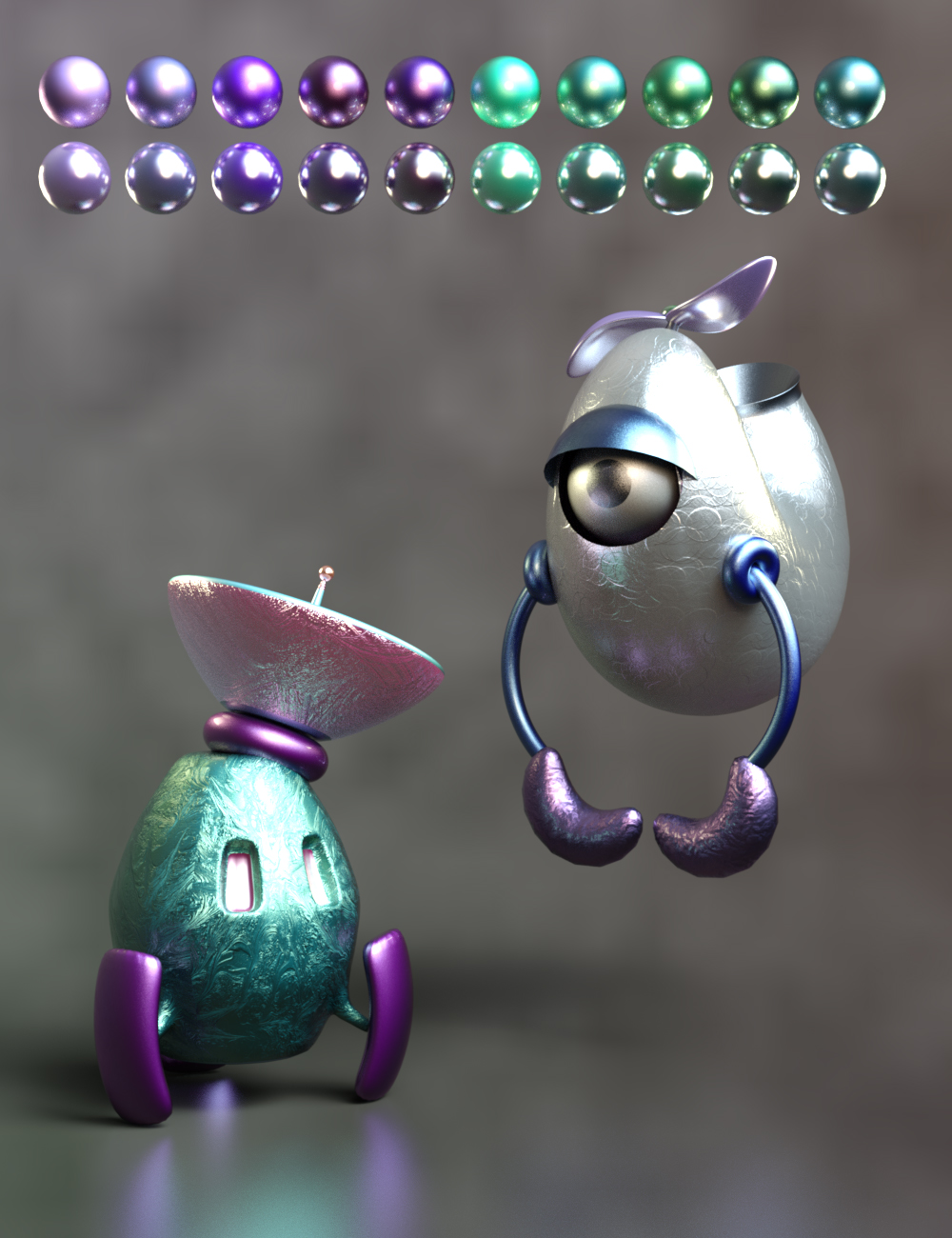 AB Metallic Color Shaders | Daz 3D