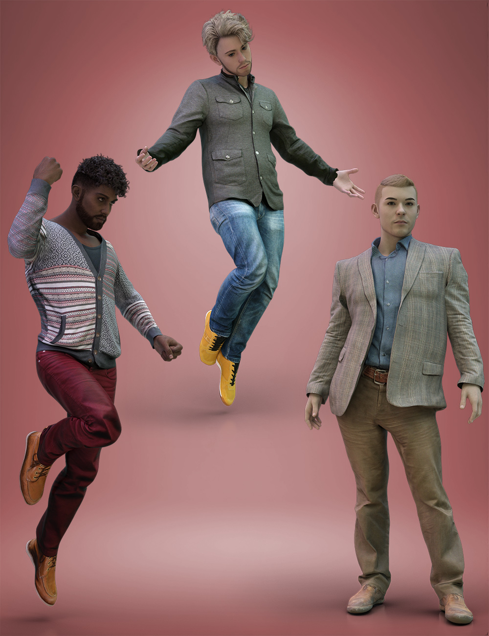 dForce Casual Clothing Outfits Volume 1 for Genesis 9 | Daz 3D