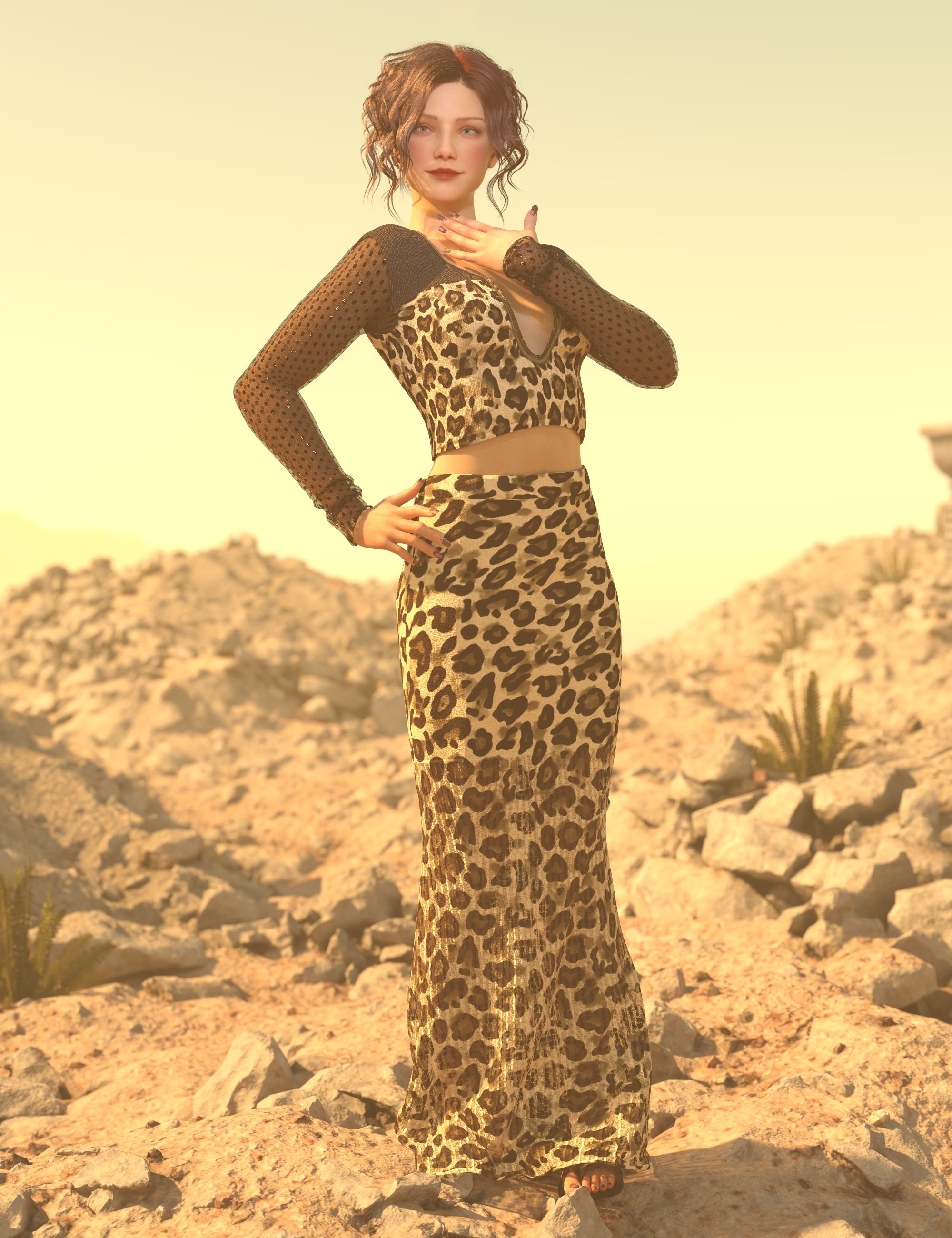 dForce Elisaya Outfit for Genesis 9 | Daz 3D