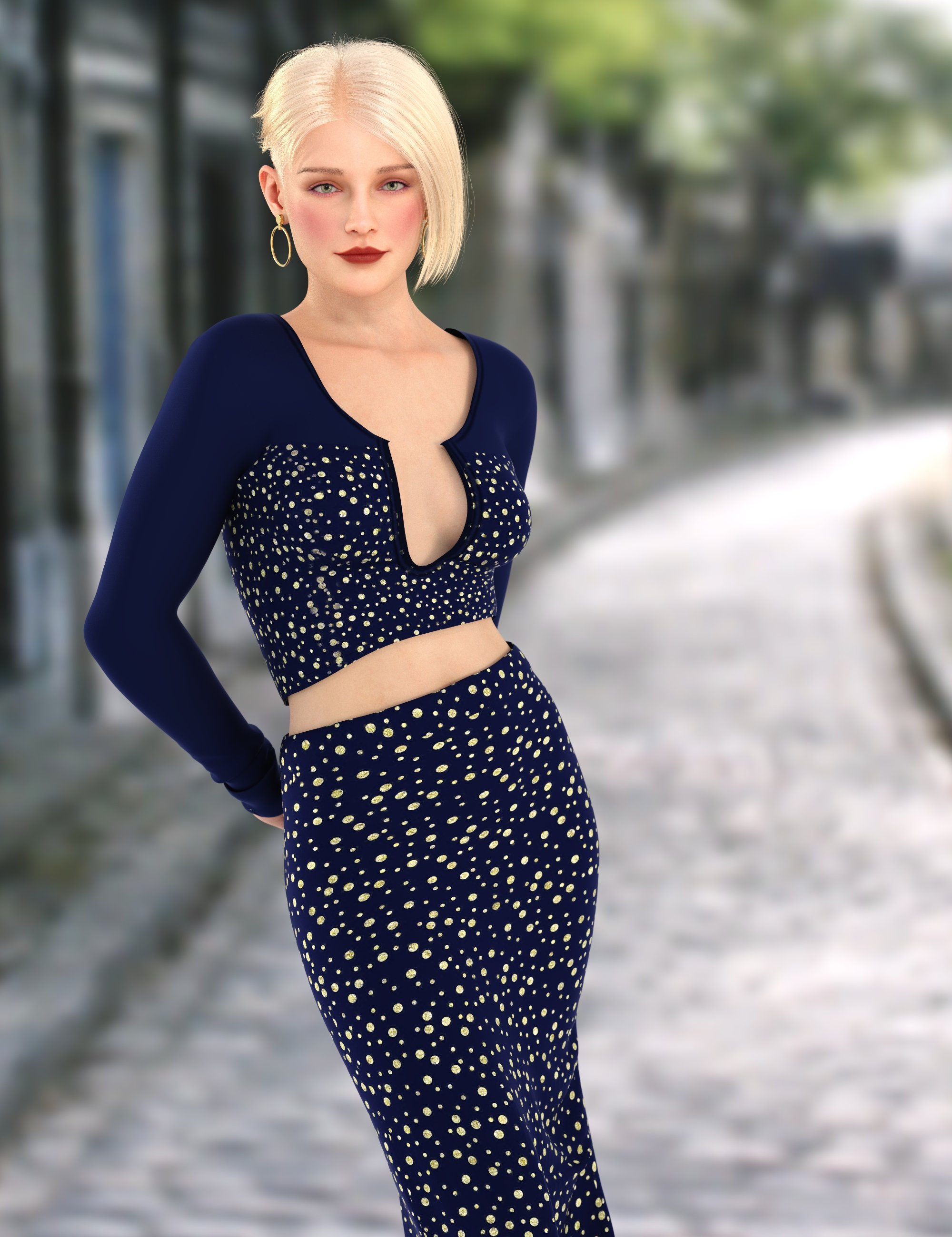 dForce Elisaya Outfit for Genesis 9 | Daz 3D