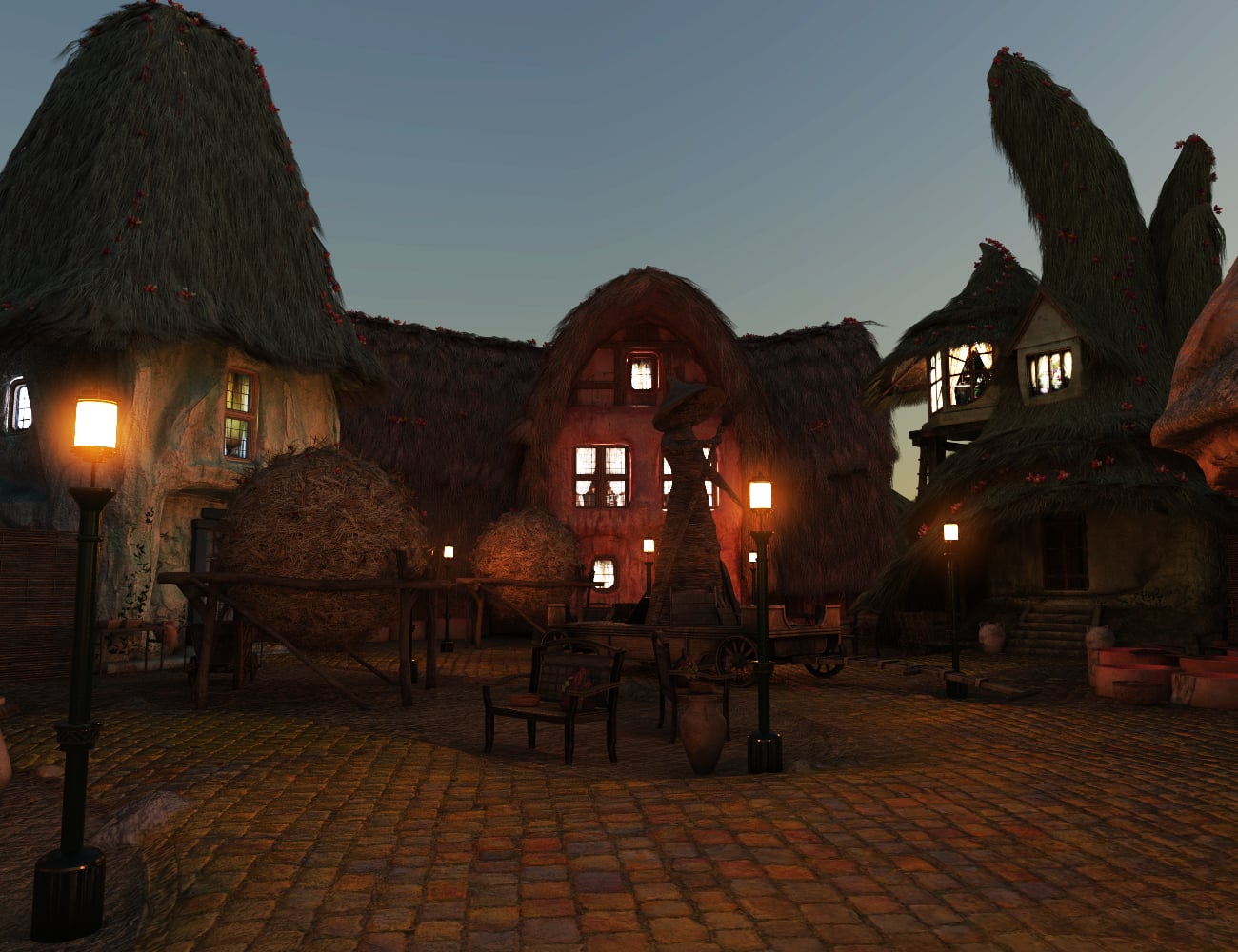 XI Magical Land Town | Daz 3D