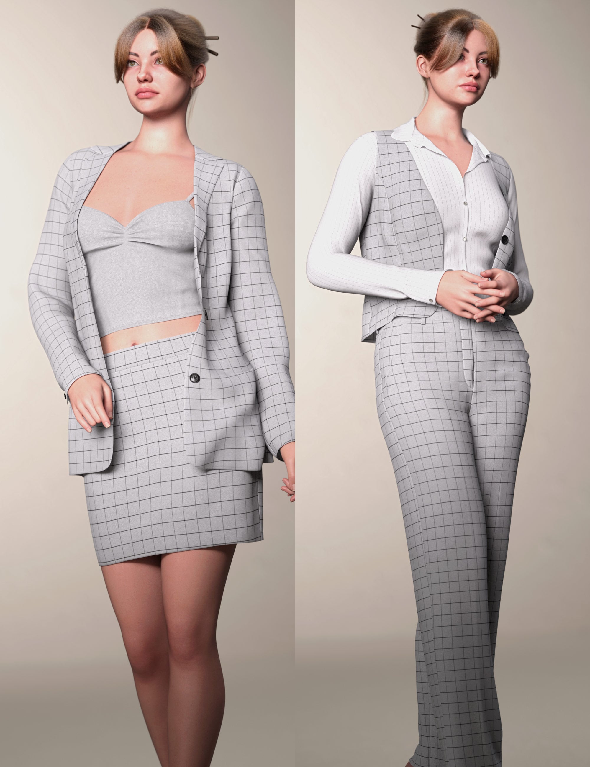 dForce Formal Wardrobe Mega Clothing Pack Texture Expansion | Daz 3D