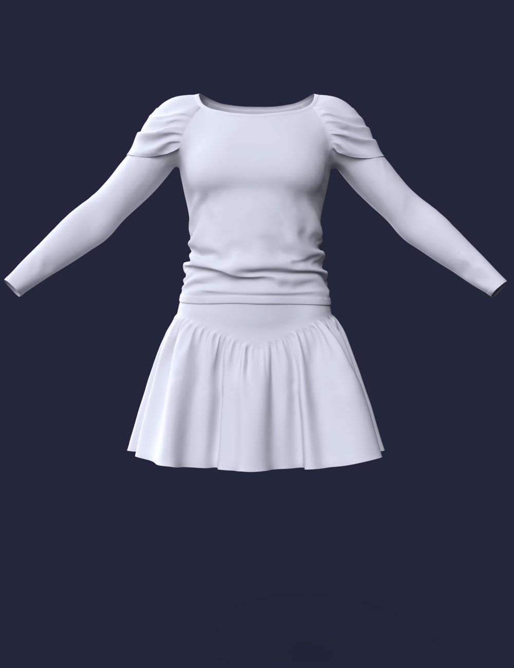 dForce LV Emo Style Outfit for Genesis 9 | Daz 3D