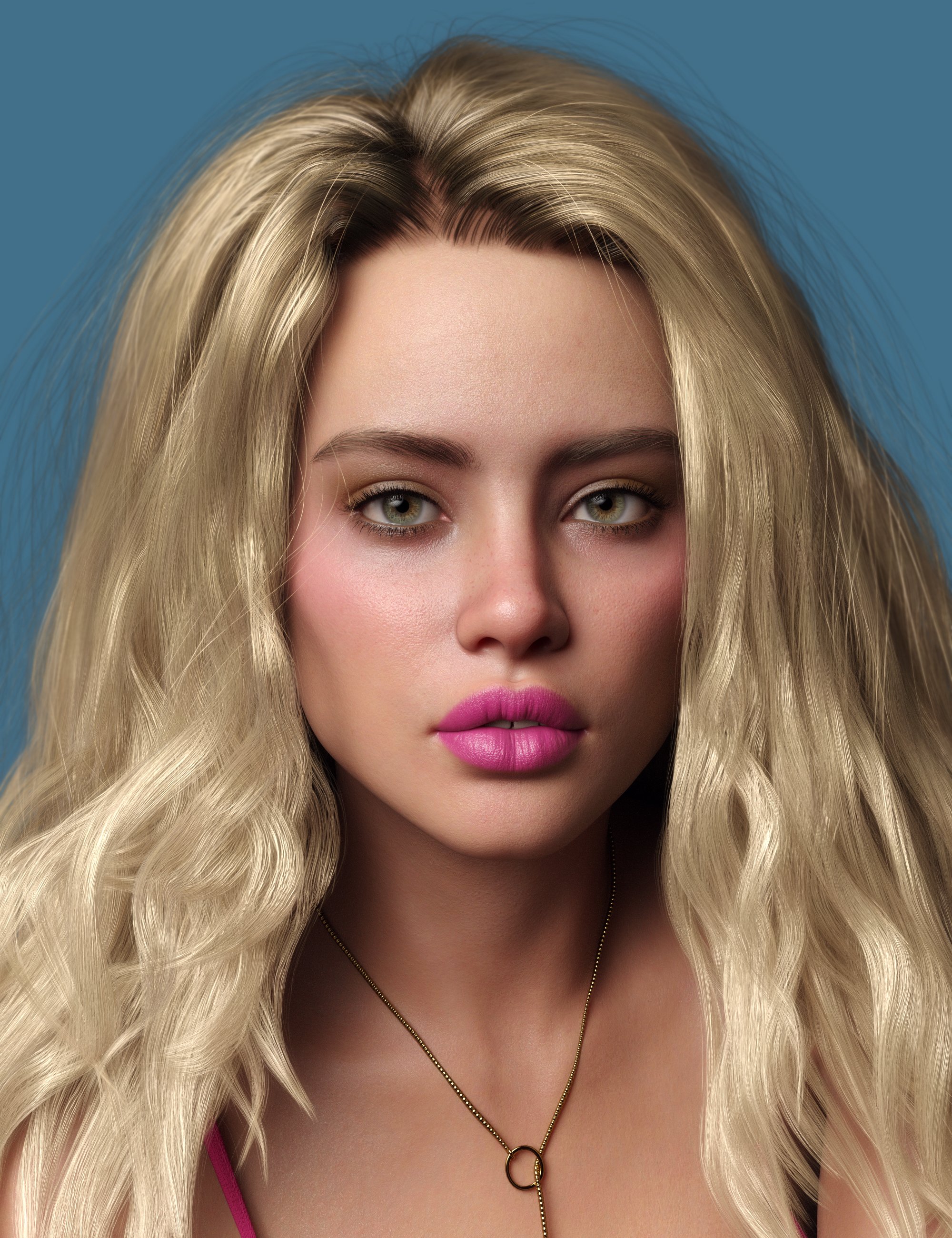 P3D Amber HD for Genesis 9 ⋆ Freebies Daz 3D