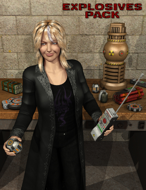 Explosives Pack | Daz 3D