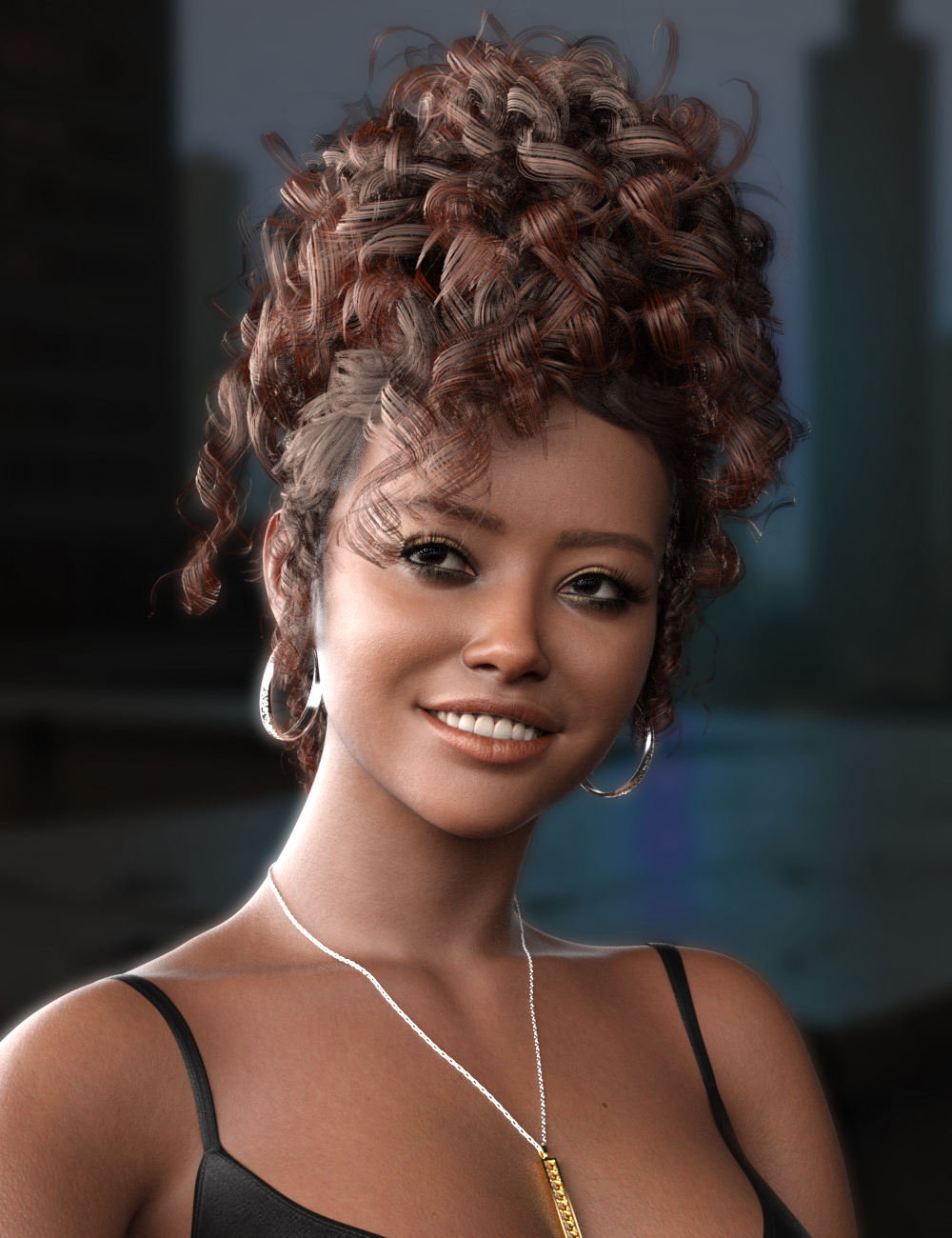 SWAM's Erin Hair for Genesis 9 | Daz 3D