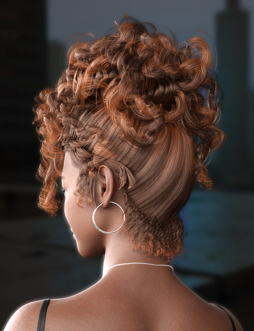SWAM's Erin Hair for Genesis 9 | Daz 3D