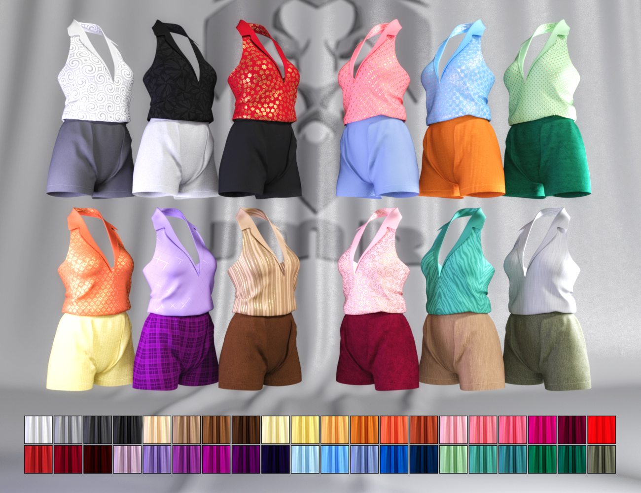 JMR dForce Brenda Outfit for Genesis 9 and 8 Female | Daz 3D