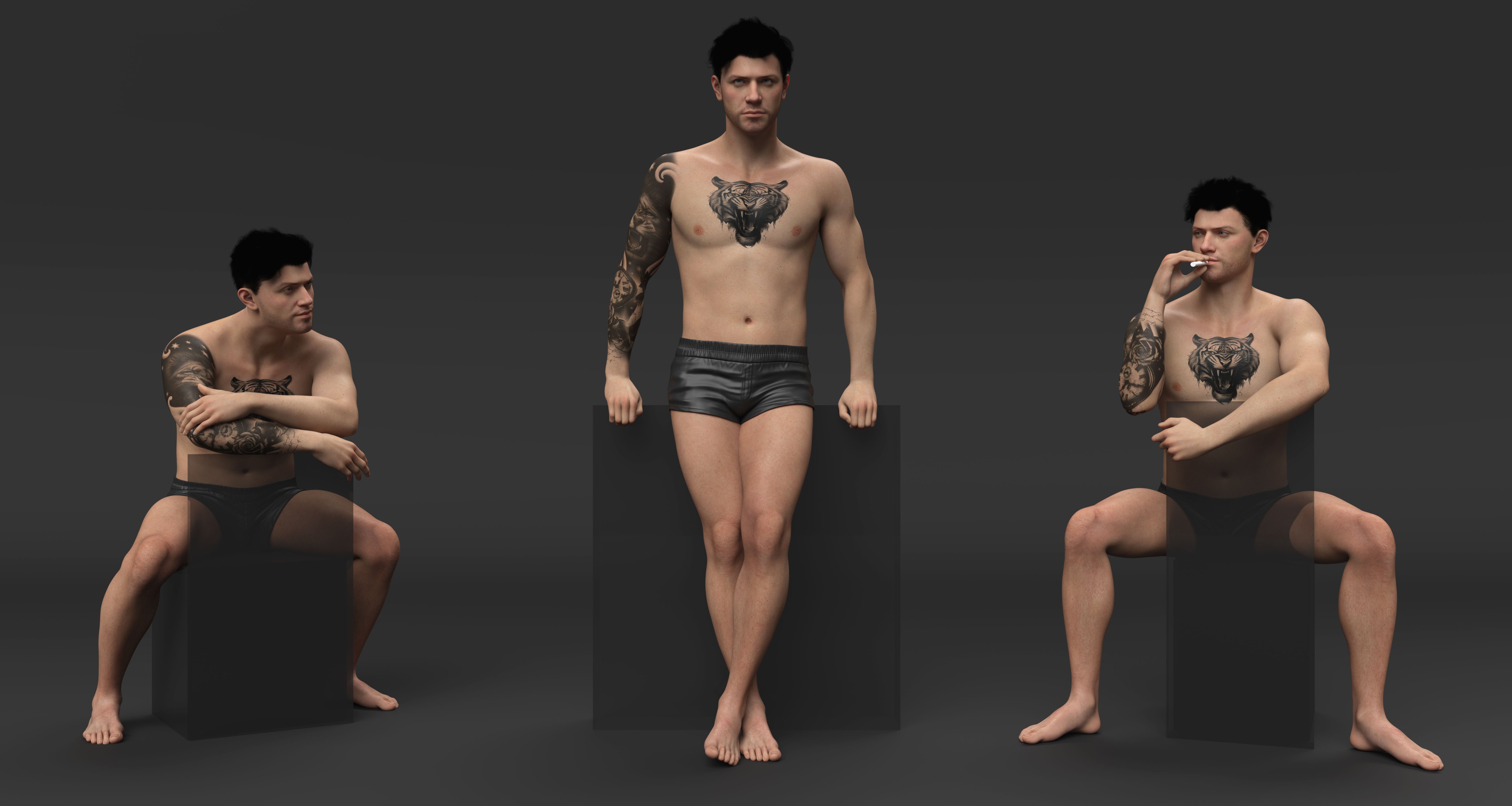 Hidden Legacy Poses for Genesis 9 & Genesis 8 Male | Daz 3D