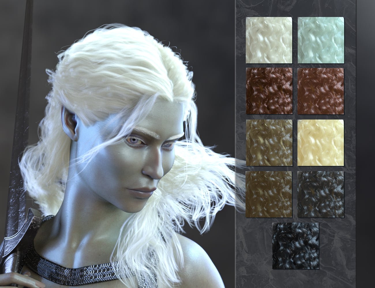 AB Moon Elf Skins and Shaders for Genesis 9 | Daz 3D