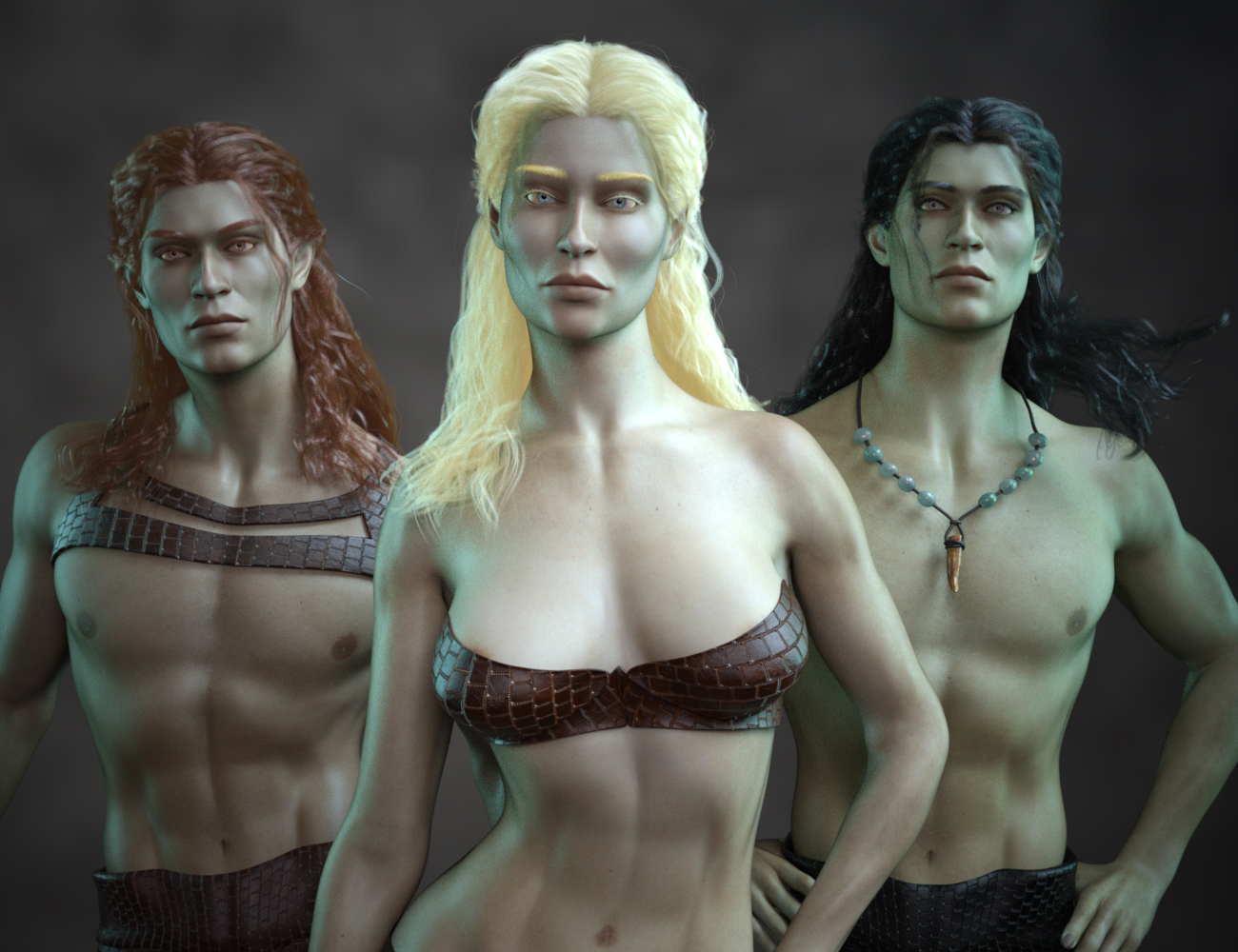 AB Moon Elf Skins and Shaders for Genesis 9 | Daz 3D