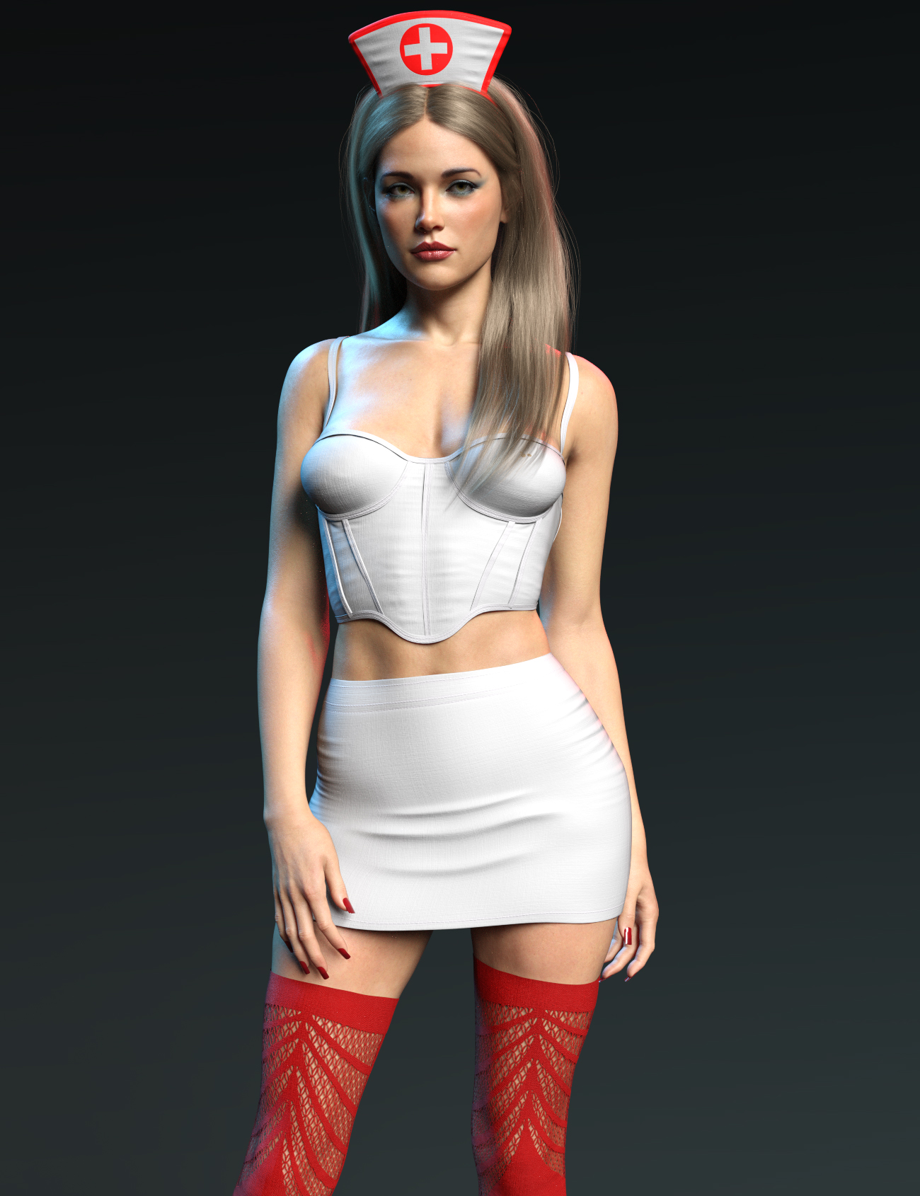 X-Fashion Angel Threads Set for Genesis 9, 8.1 and 8 Female ⋆ Freebies Daz 3D