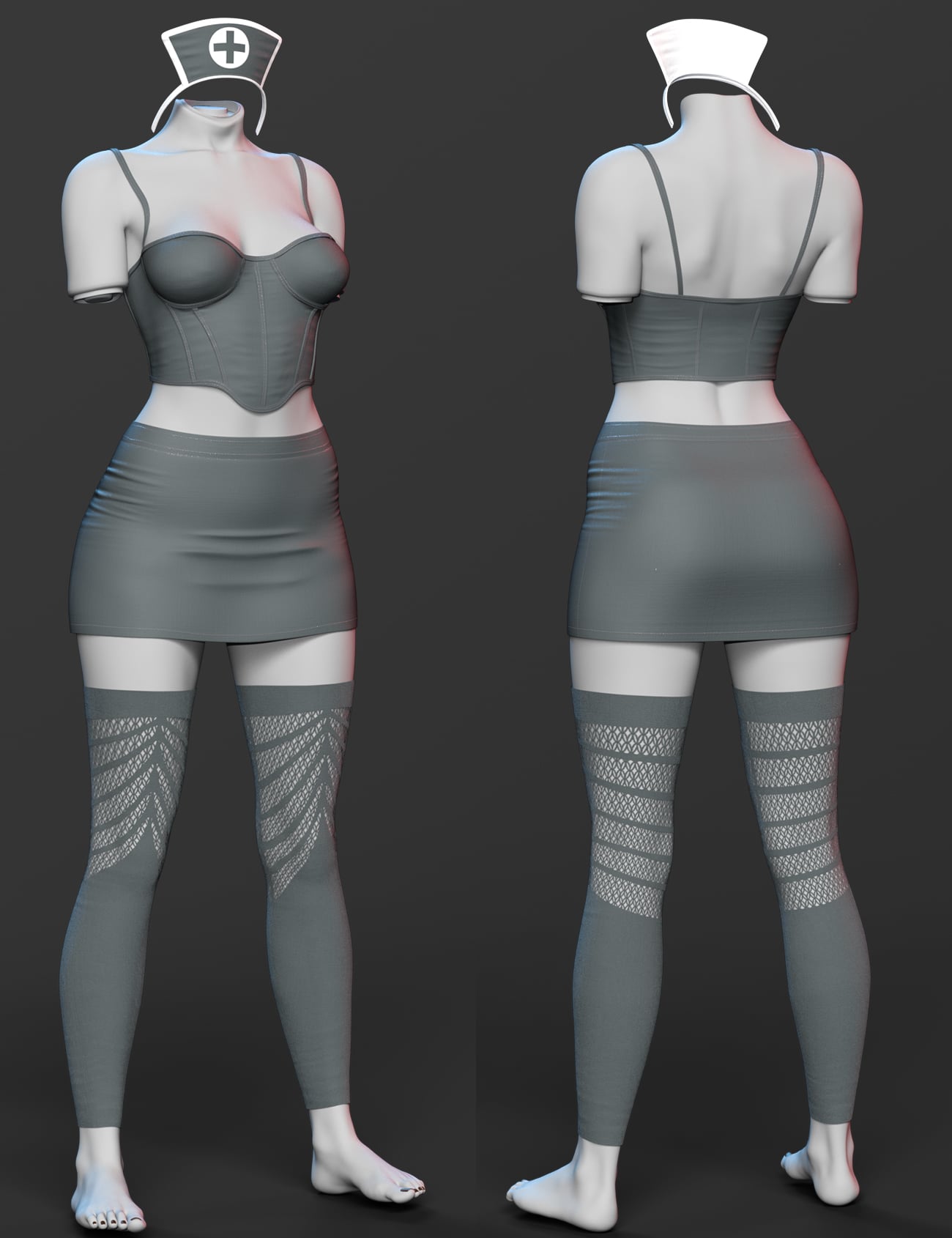 X-Fashion Angel Threads Set for Genesis 9, 8.1 and 8 Female | Daz 3D