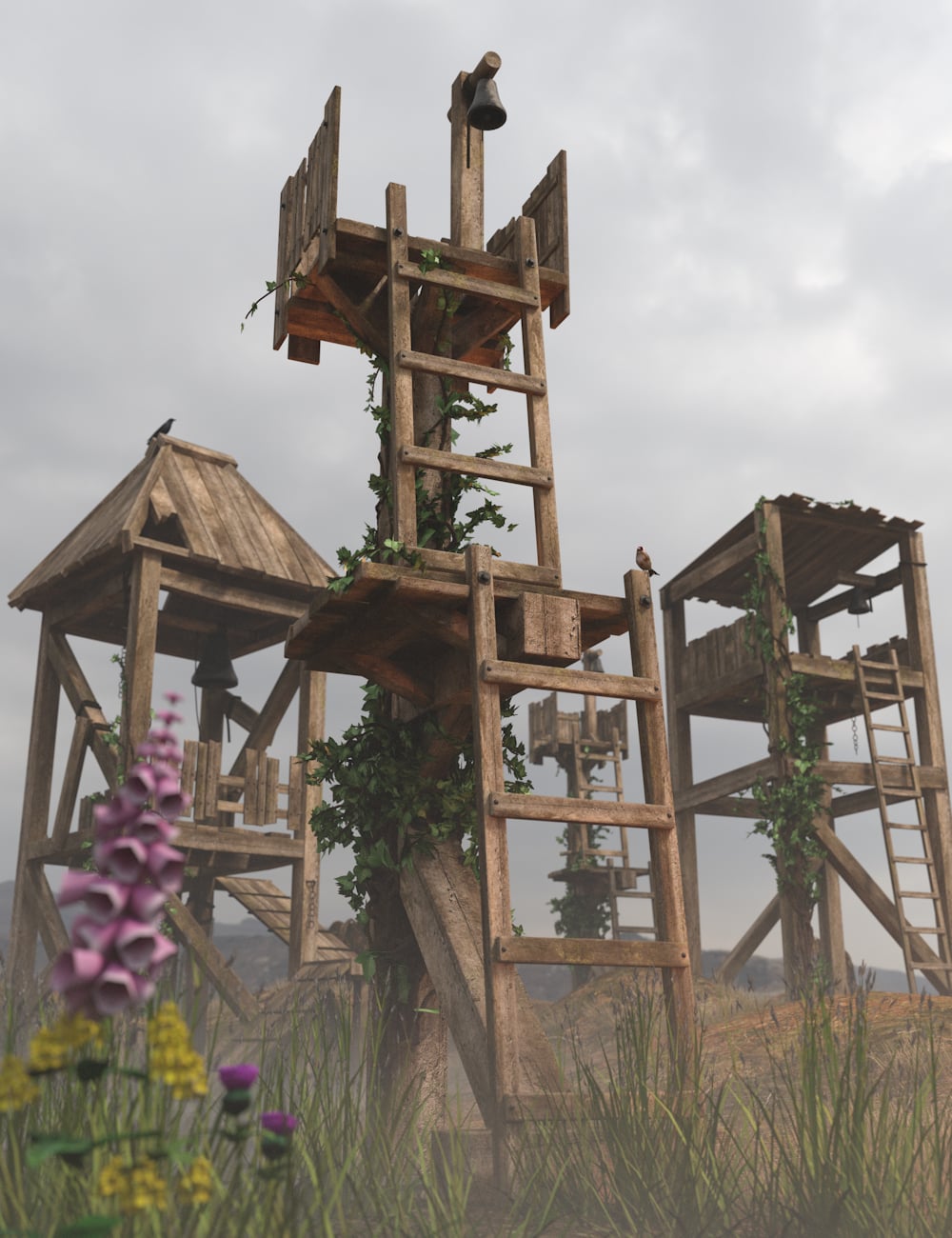 Medieval Bell Towers 2 | Daz 3D