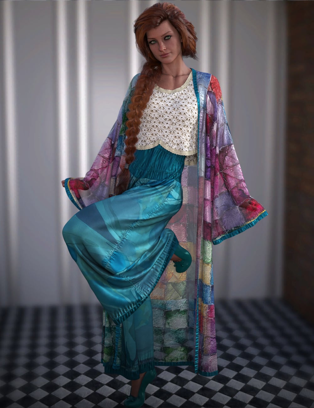 dForce Decorous Outfit for Genesis 9 and 8 Female | Daz 3D
