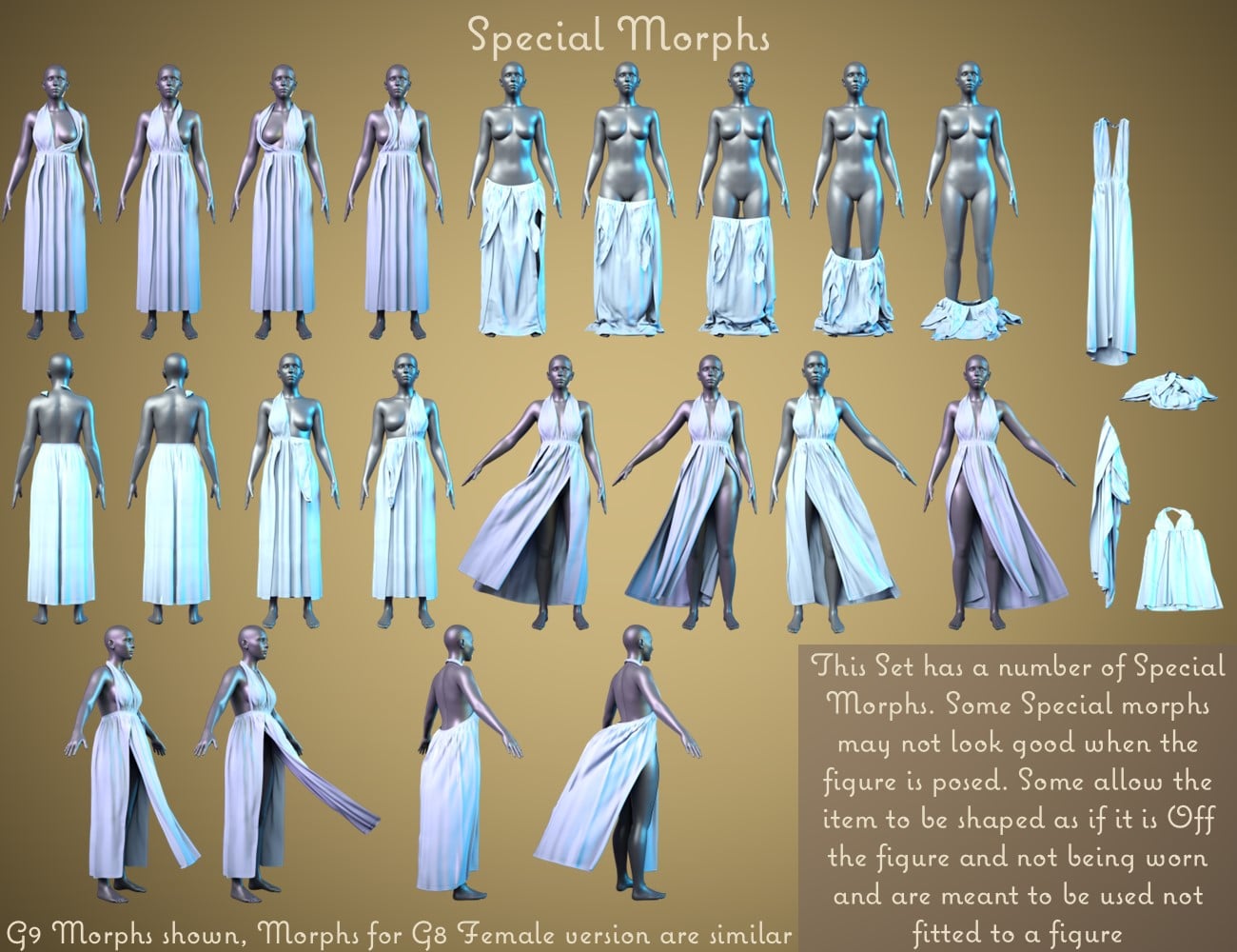 dForce Summer Flow Outfit for Genesis 9 and Genesis 8 Female | Daz 3D