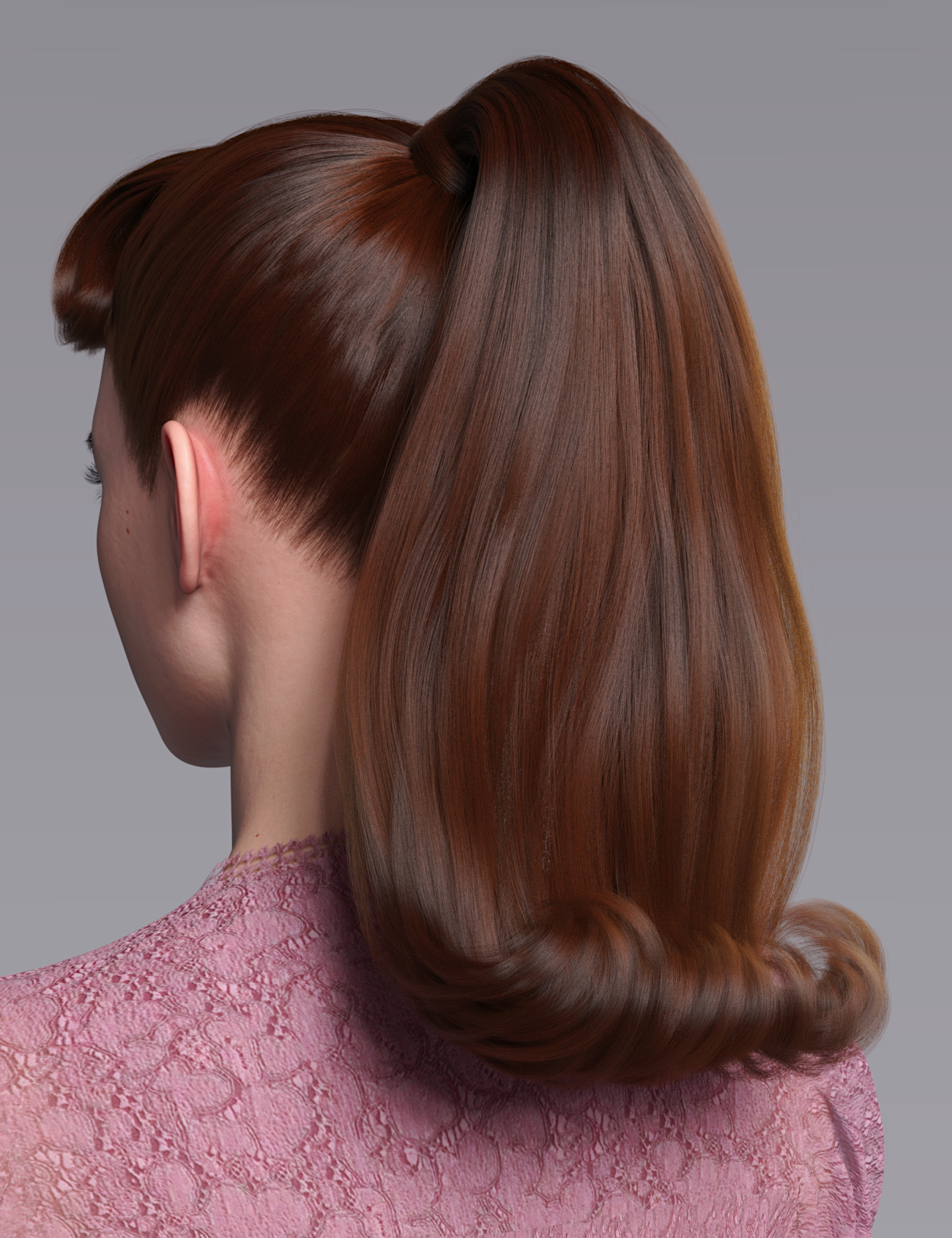 dForce Balla Ponytail for Genesis 9 | Daz 3D