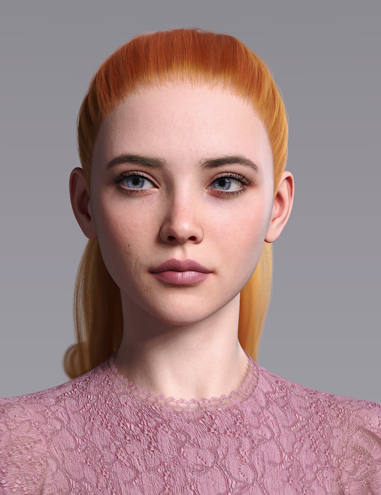 dForce Balla Ponytail for Genesis 9 | Daz 3D
