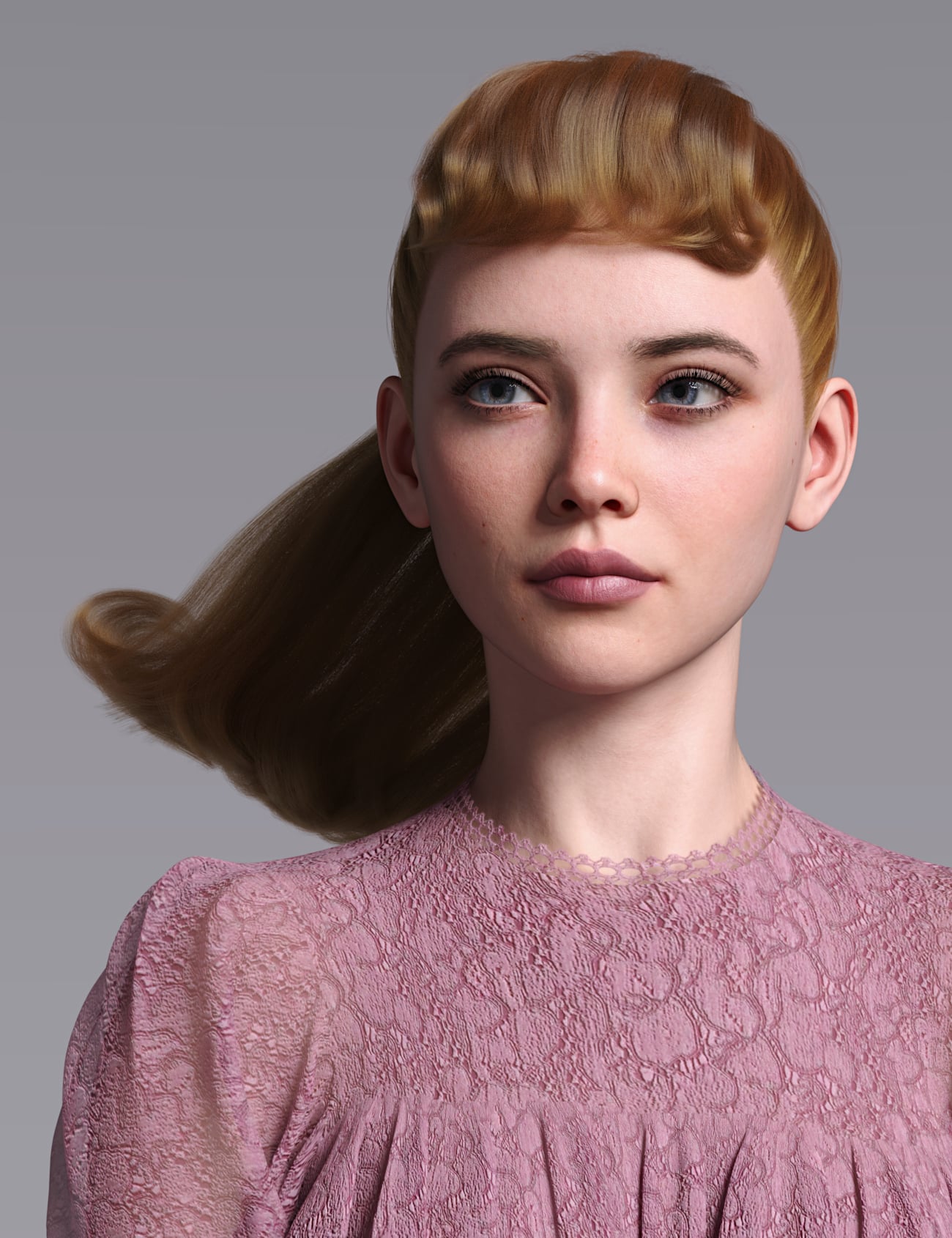dForce Balla Ponytail for Genesis 9 | Daz 3D