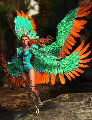 Avilume Add-On for Aello Wings | Daz 3D