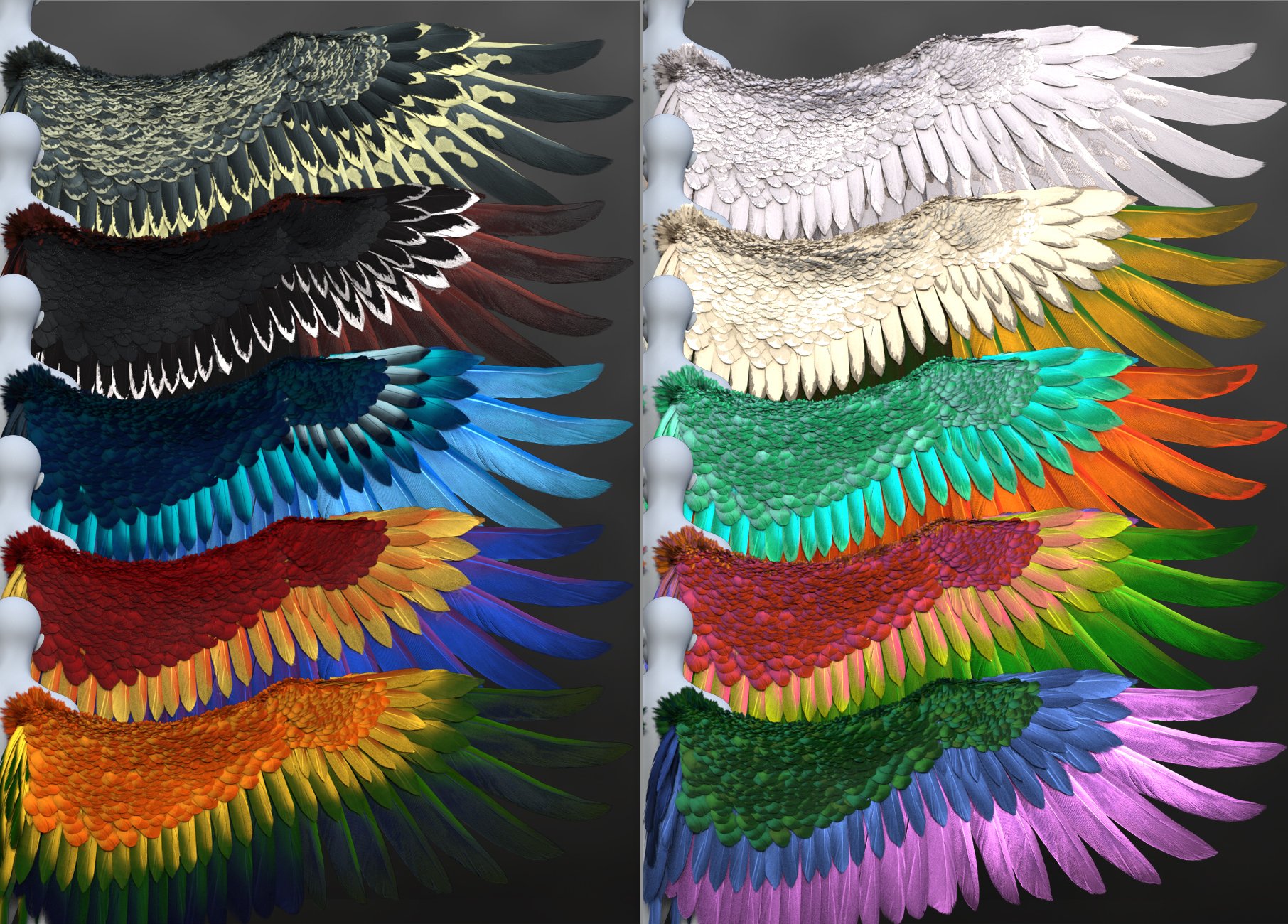 Avilume Add-On for Aello Wings | Daz 3D