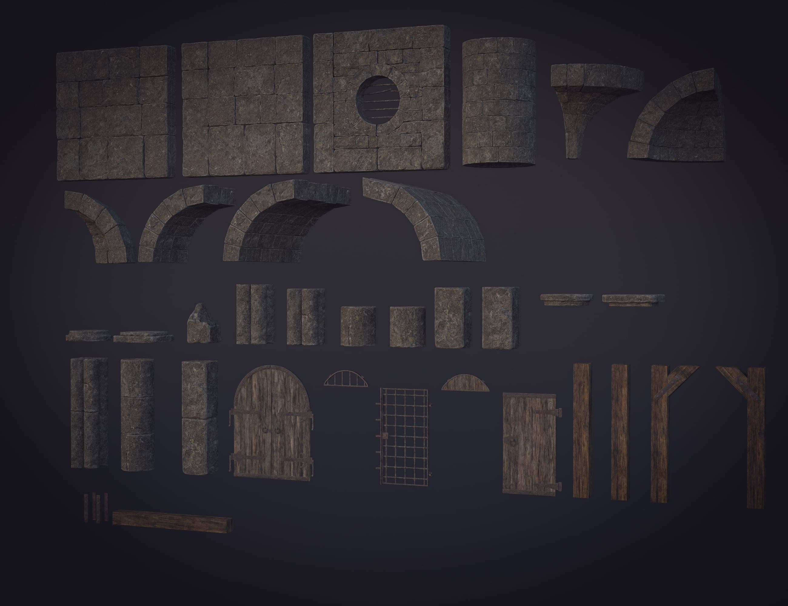 Modular Dungeon and Props | Daz 3D