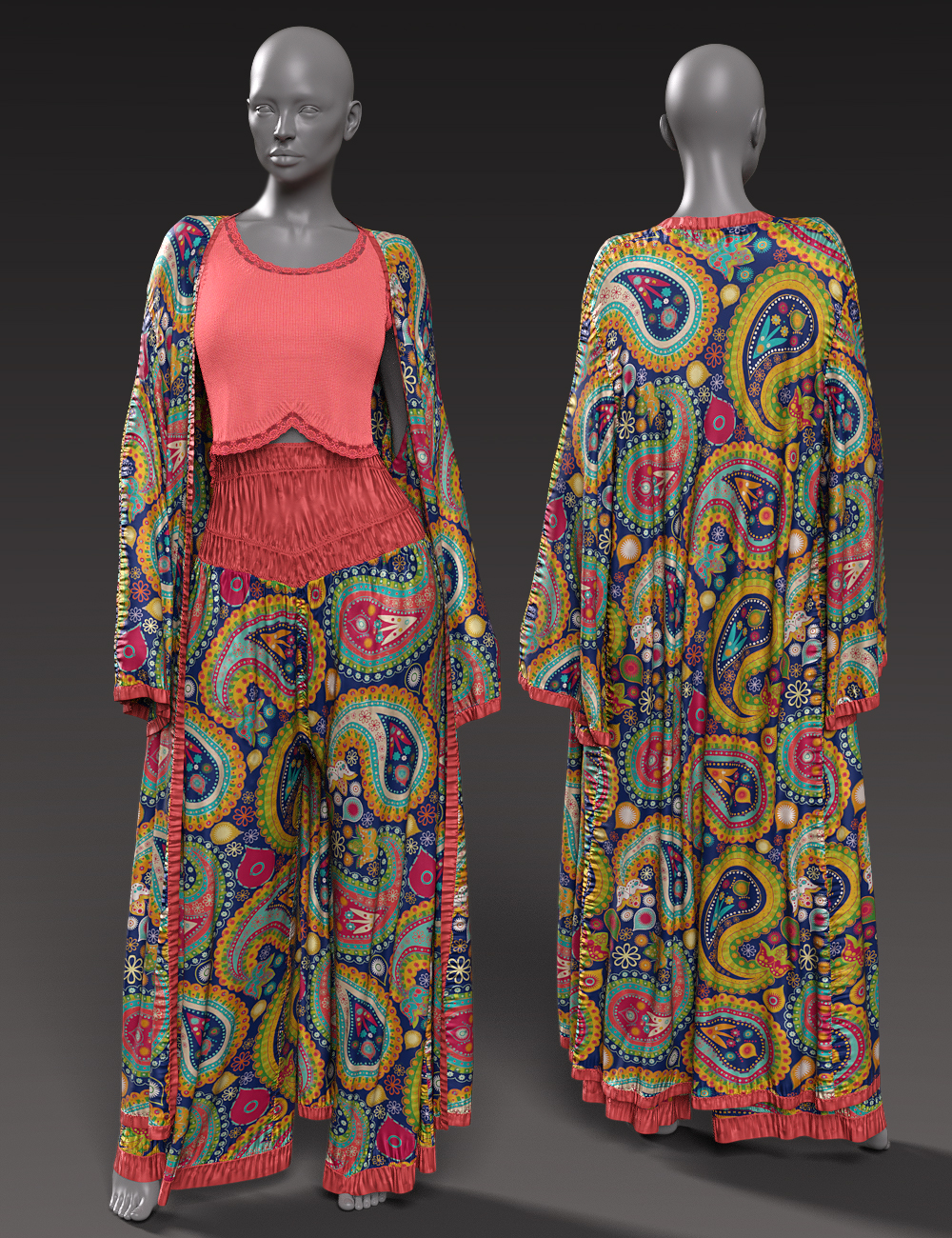 VERSUS - dForce Decorous Texture Add-On | Daz 3D