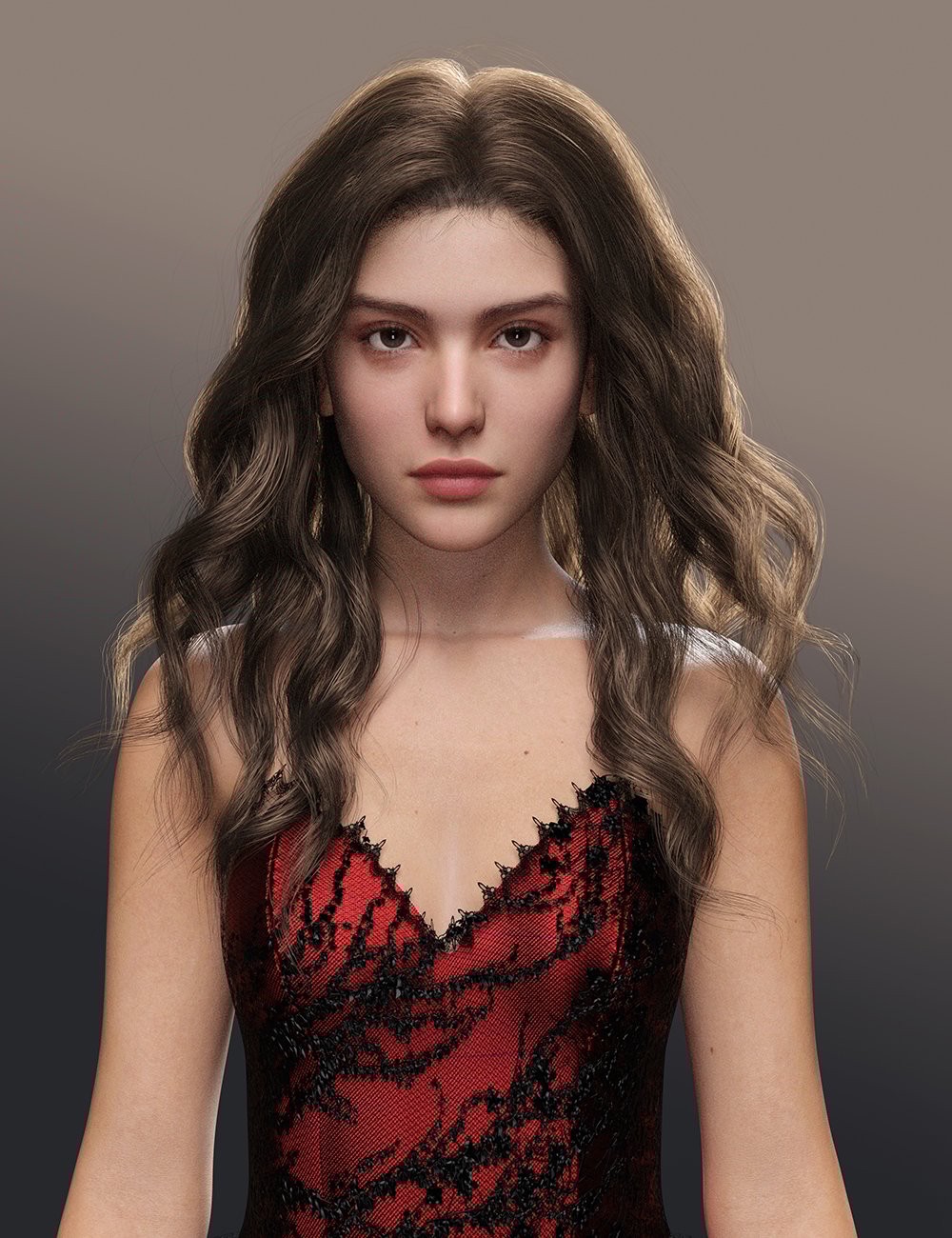 dForce Yeimi Hair for Genesis 9 | Daz 3D