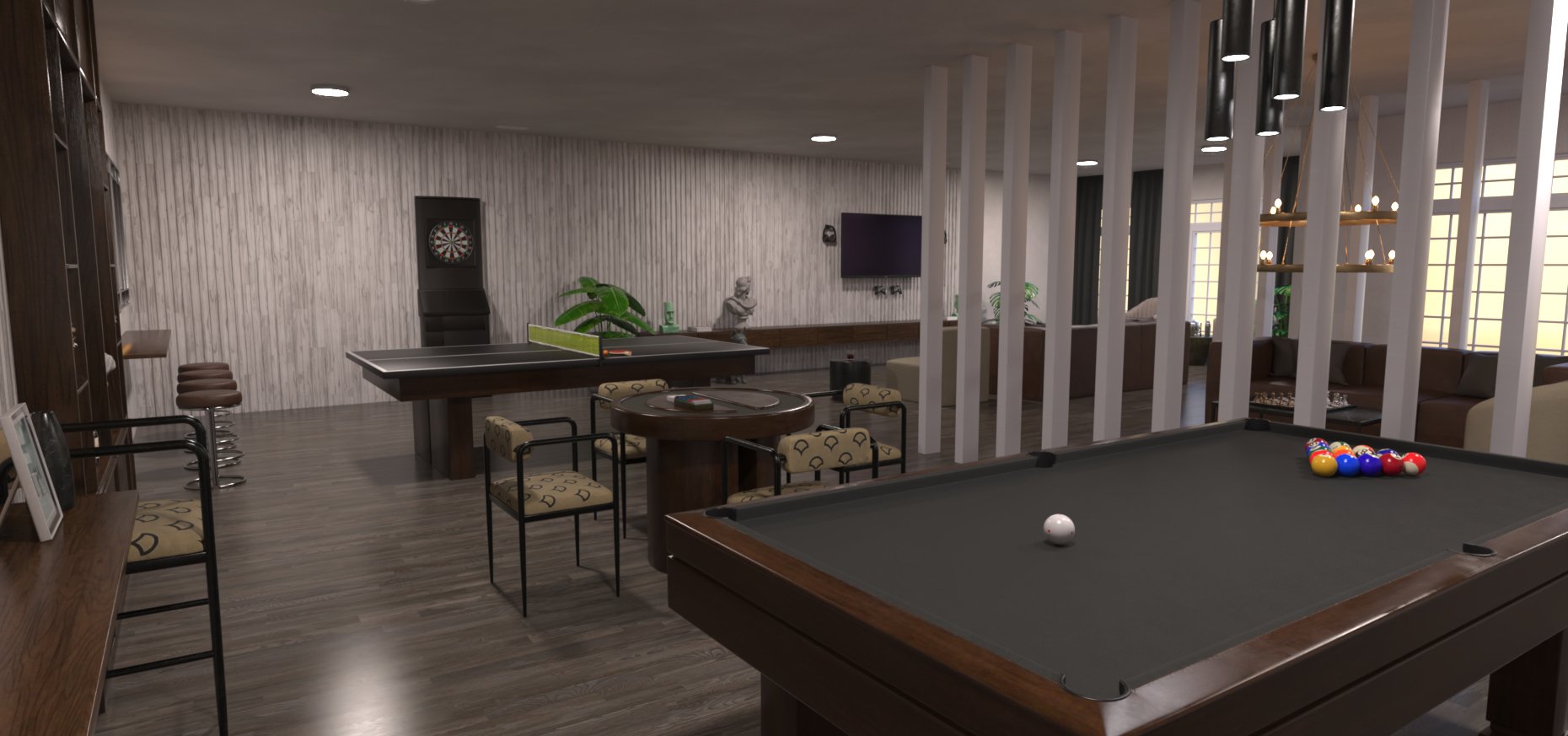 FG Luxury Basement | Daz 3D