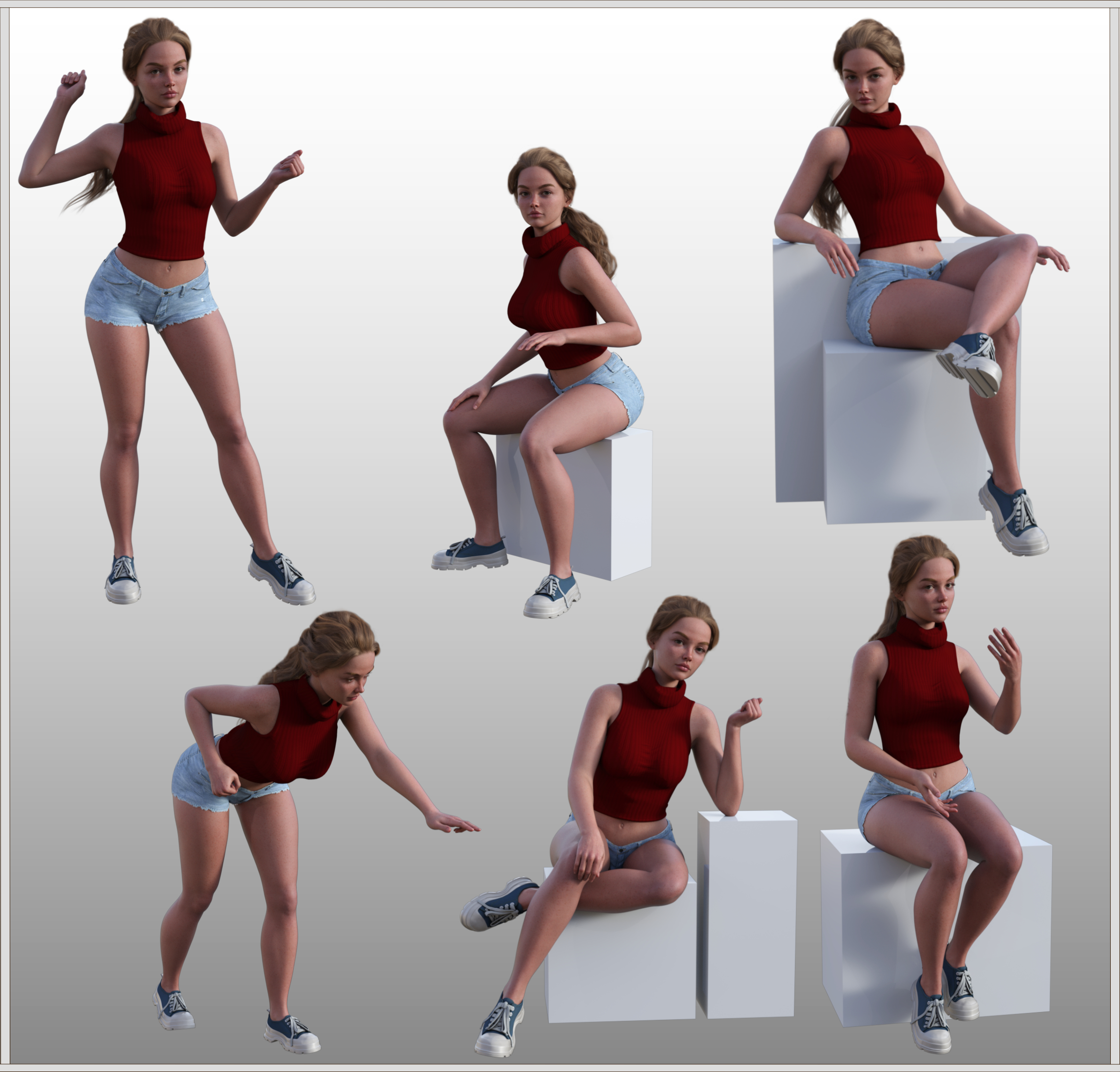 FG Luxury Basement Poses | Daz 3D