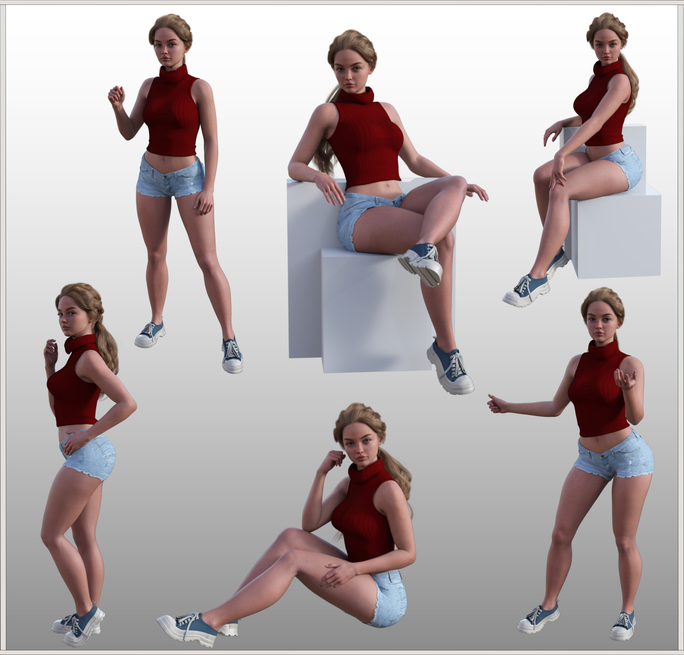 FG Luxury Basement Poses | Daz 3D