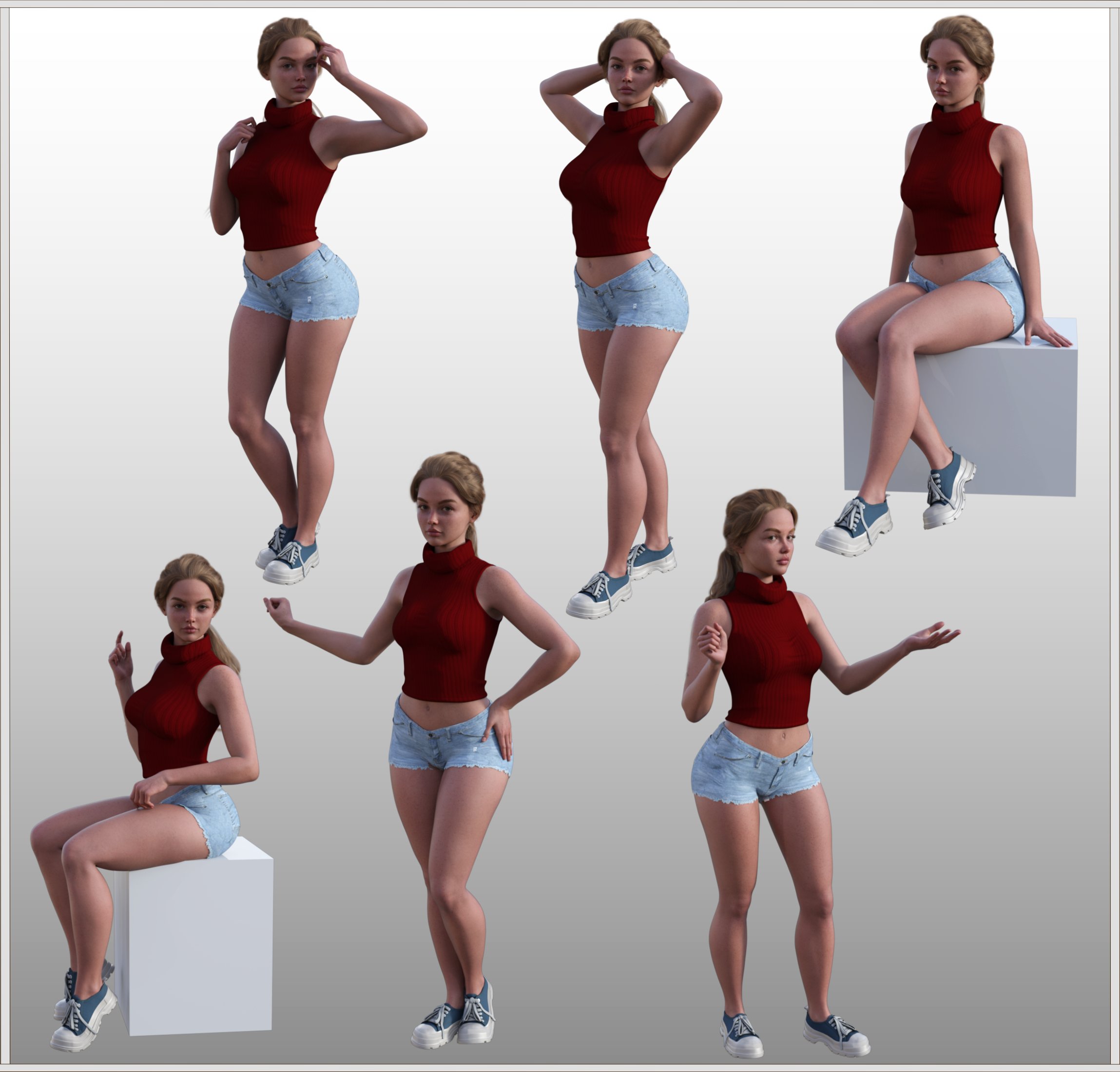 FG Luxury Basement Poses | Daz 3D