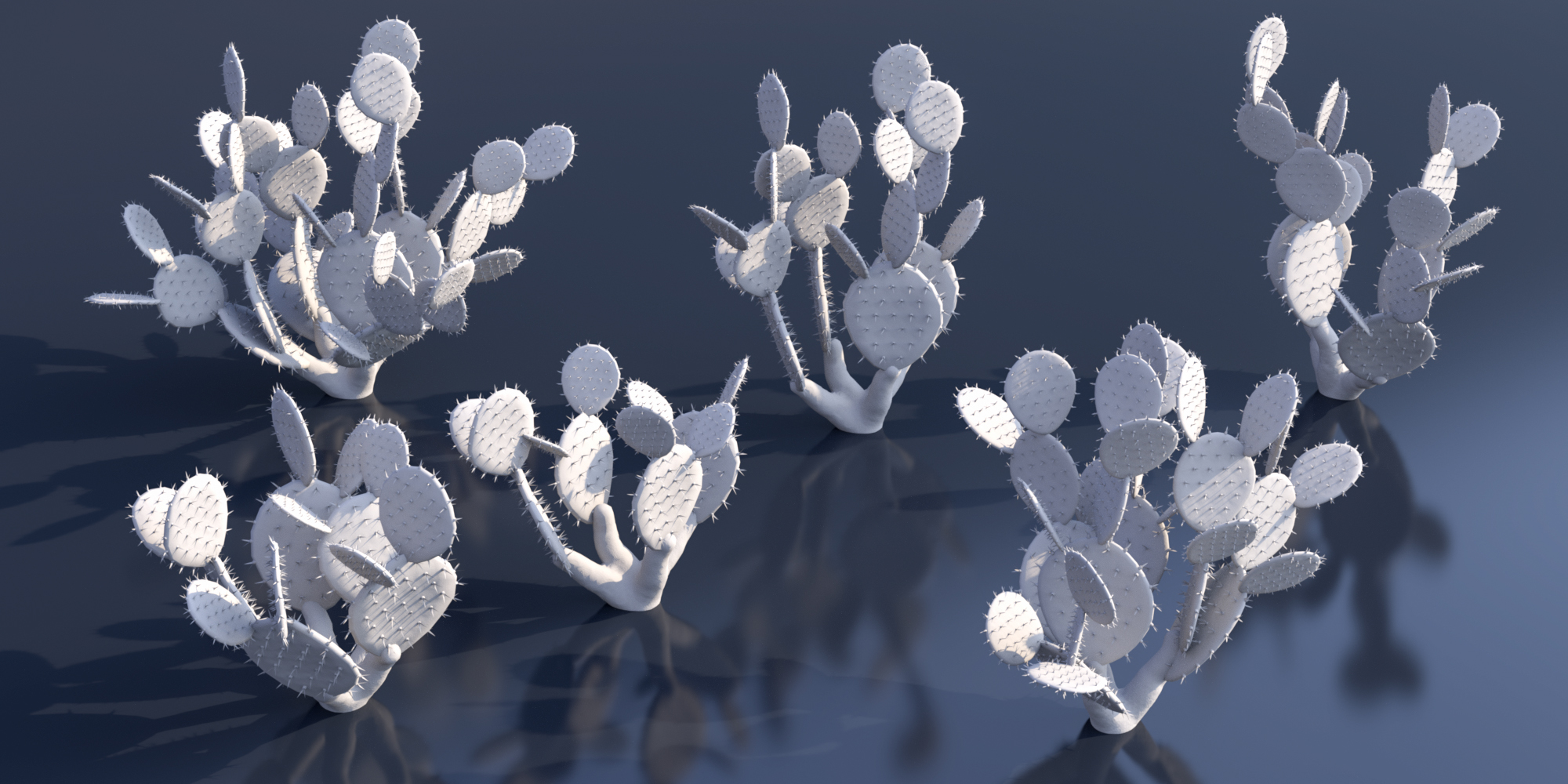 Predatron Agave and Prickly Pear Plants | Daz 3D