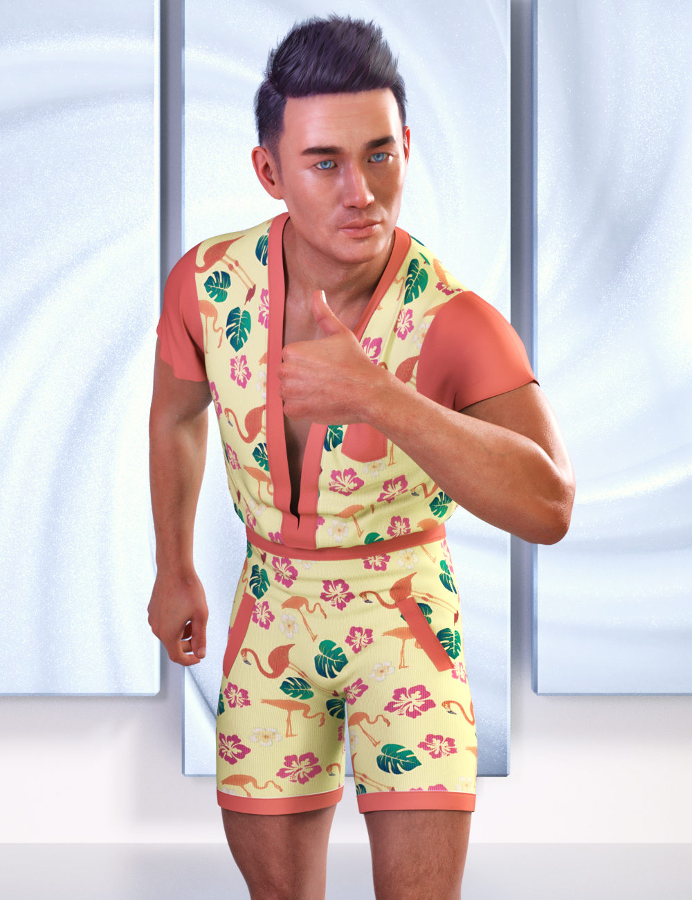 JMR dForce Nicholas Outfit for Genesis 9 and 8 Male | Daz 3D