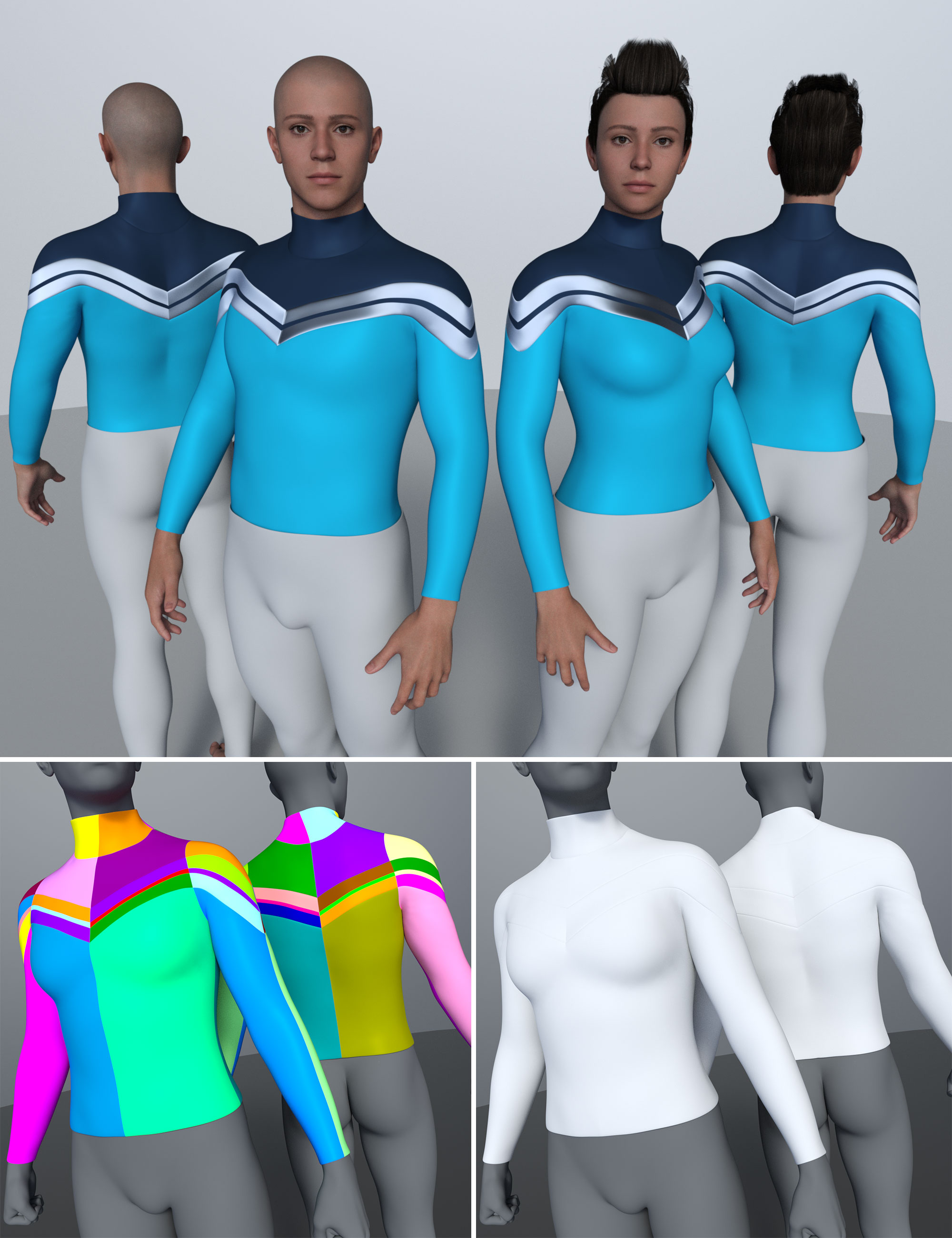 Tops 027 MMKB for Genesis 9 | Daz 3D