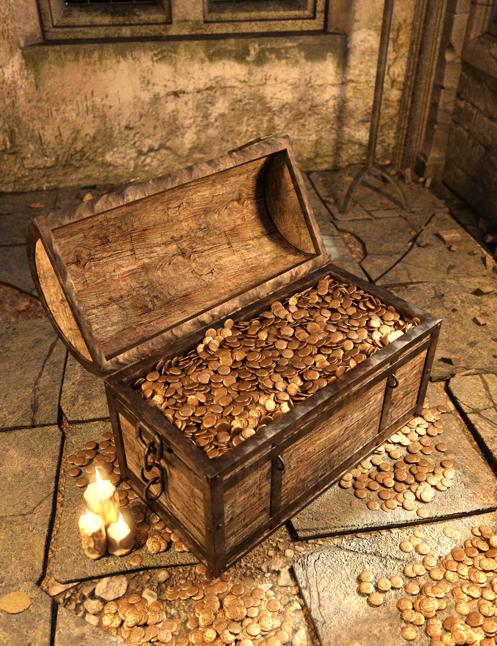 Medieval Chests 1 | Daz 3D